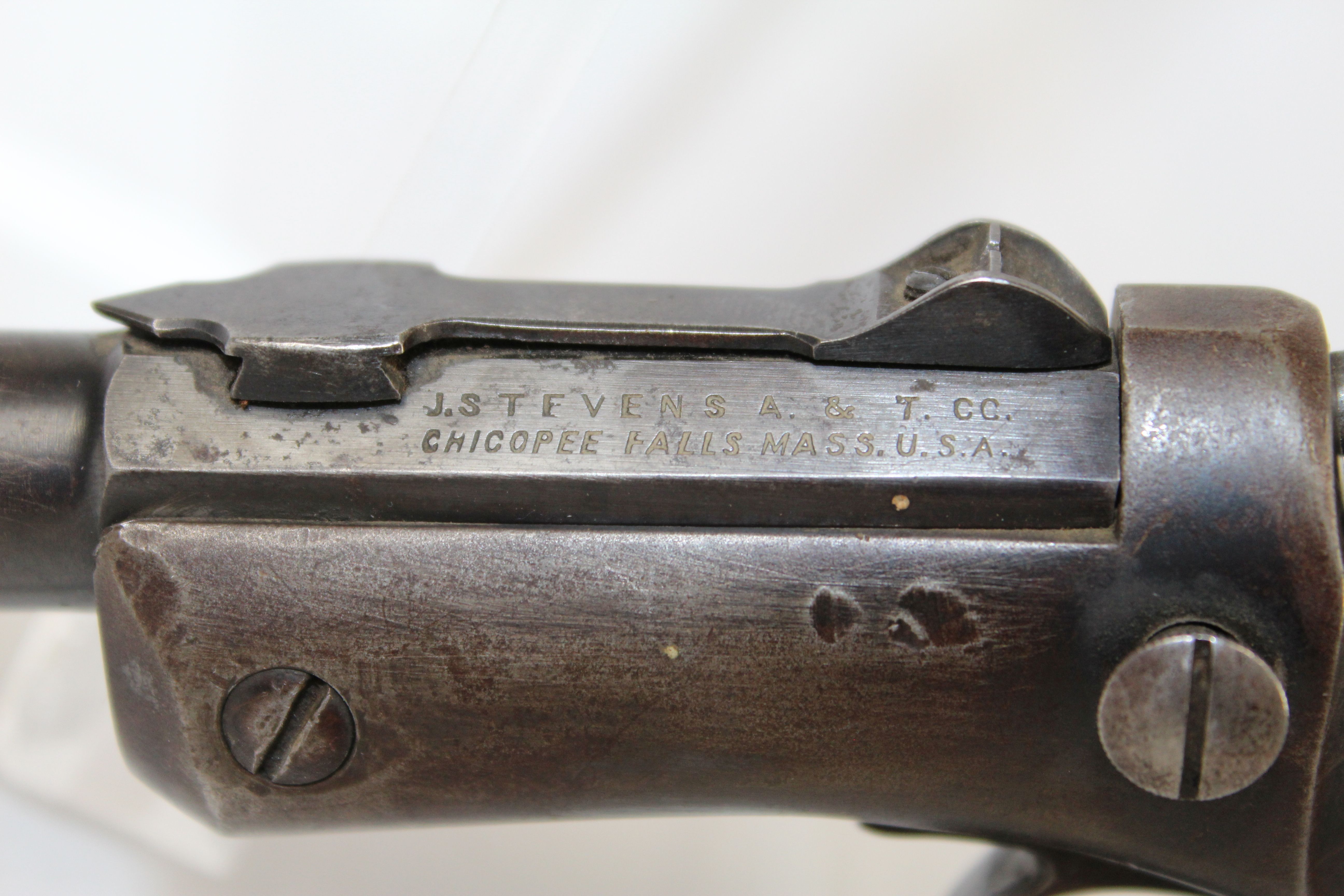 Stevens .22 Single Shot Pistol Antique Firearms 003 | Ancestry Guns