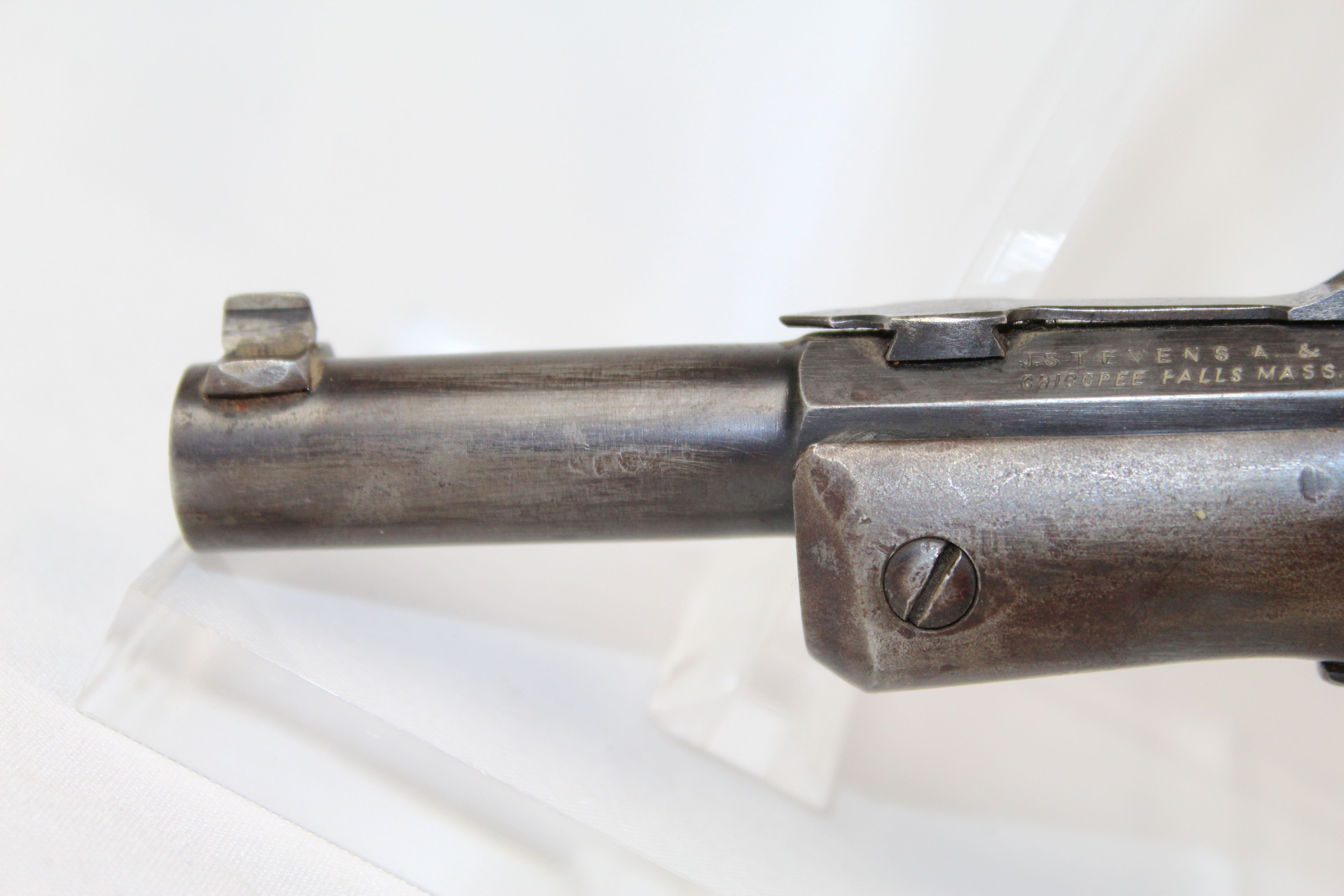 Stevens .22 Single Shot Pistol Antique Firearms 004 | Ancestry Guns