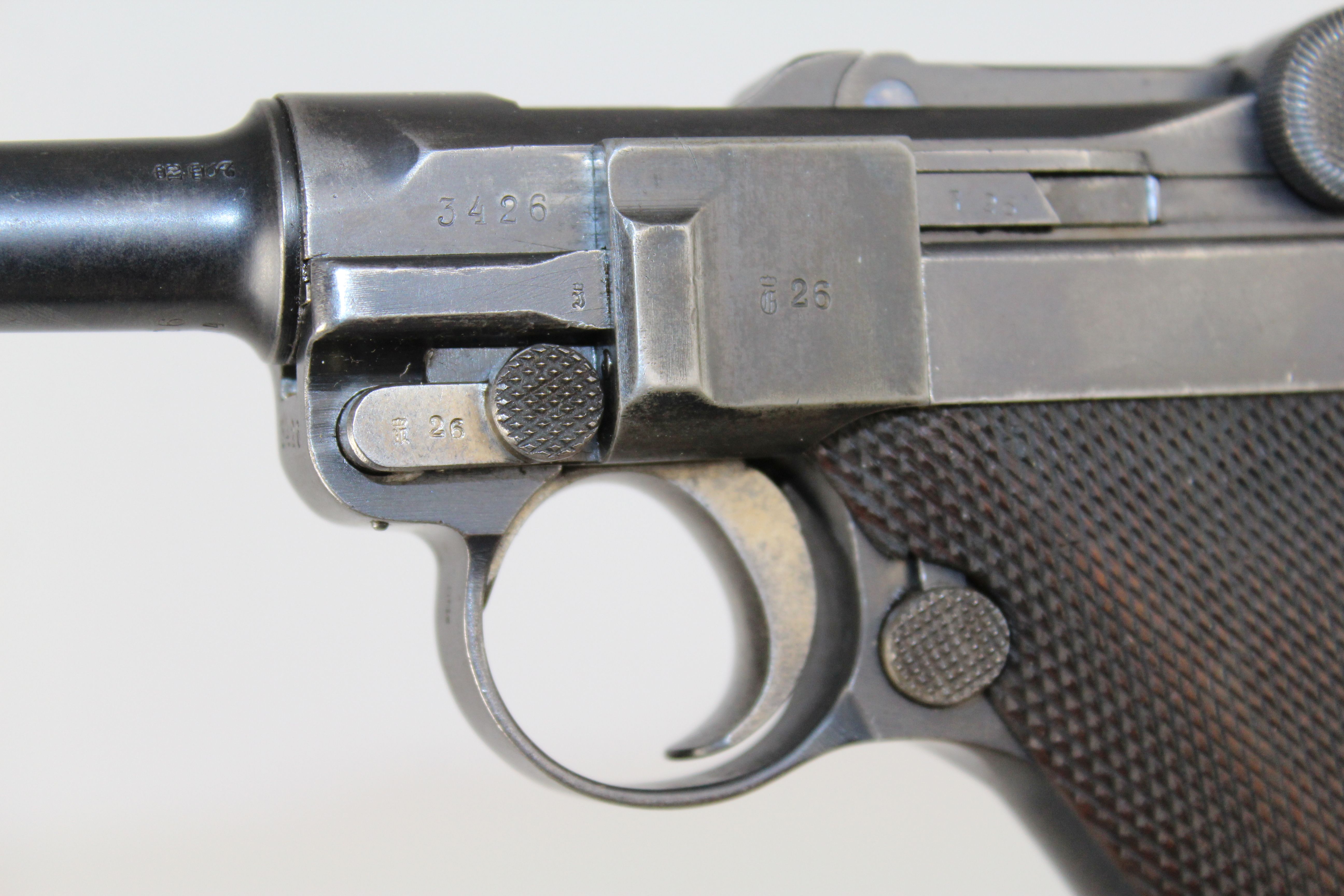 WWI World War I Erfurt German Luger P08 Pistol 9mm Antique Firearms 006 ...