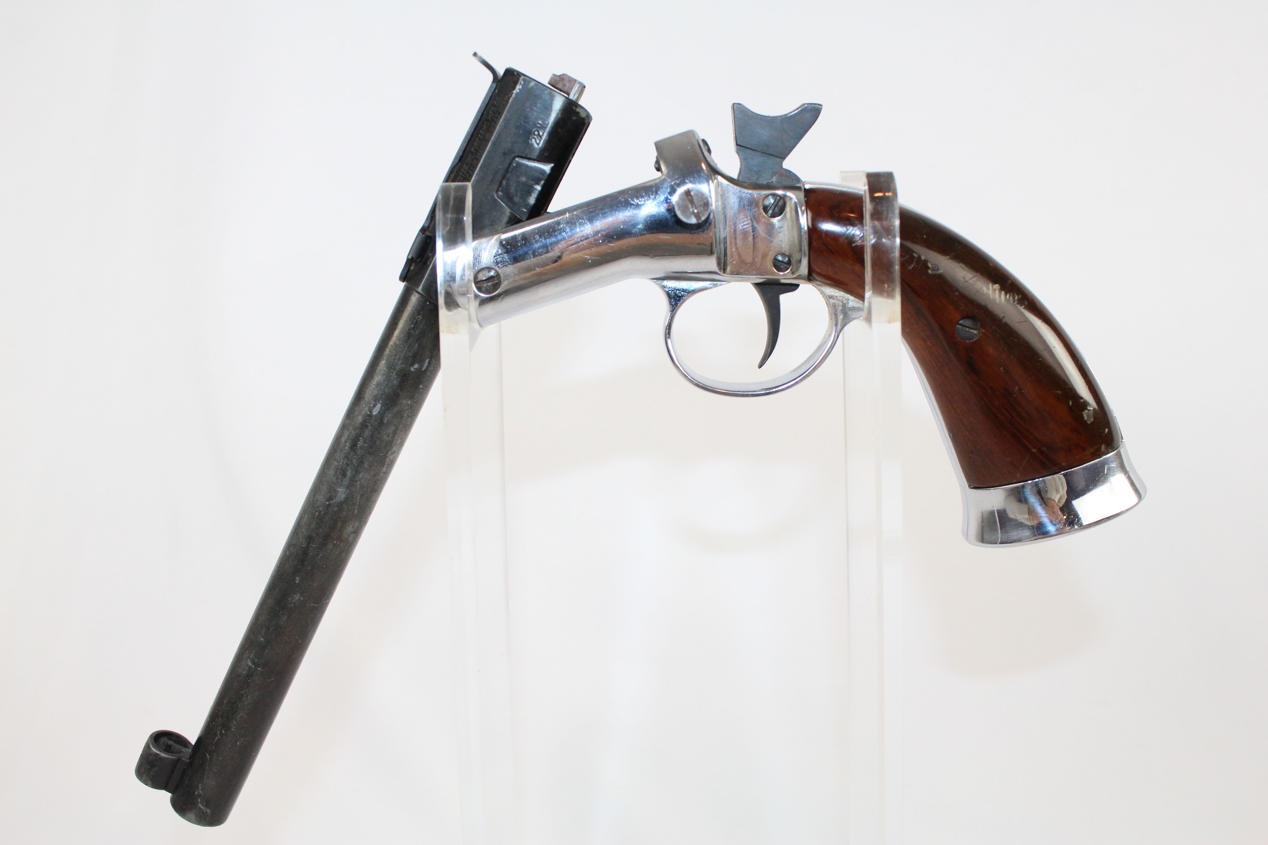 West Germany Hy Hunter Hollywood Stevens Tip Up .22 Pistol Antique ...
