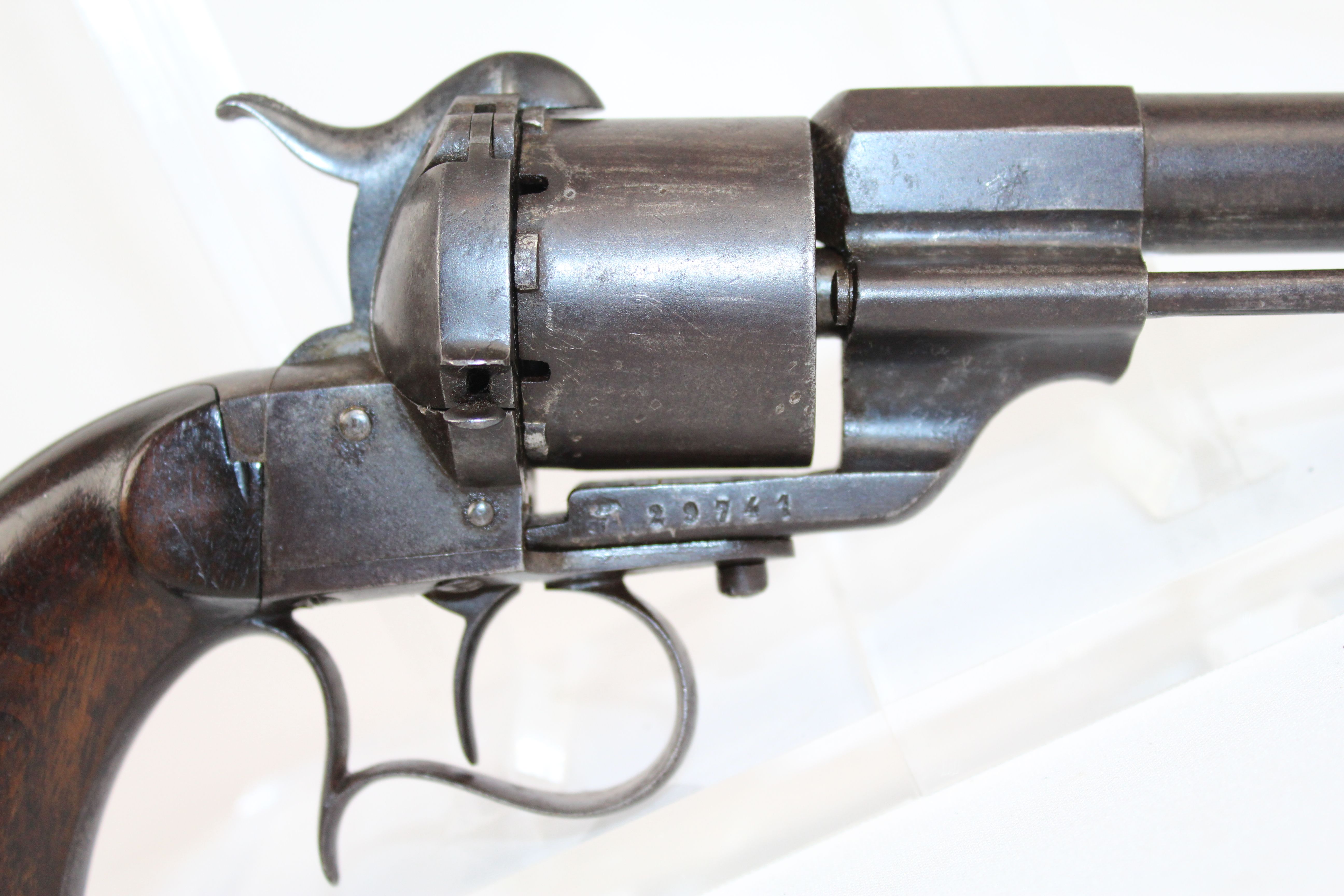 Civil War Revolver Lefaucheux Pinfire Confederate Union Antique ...