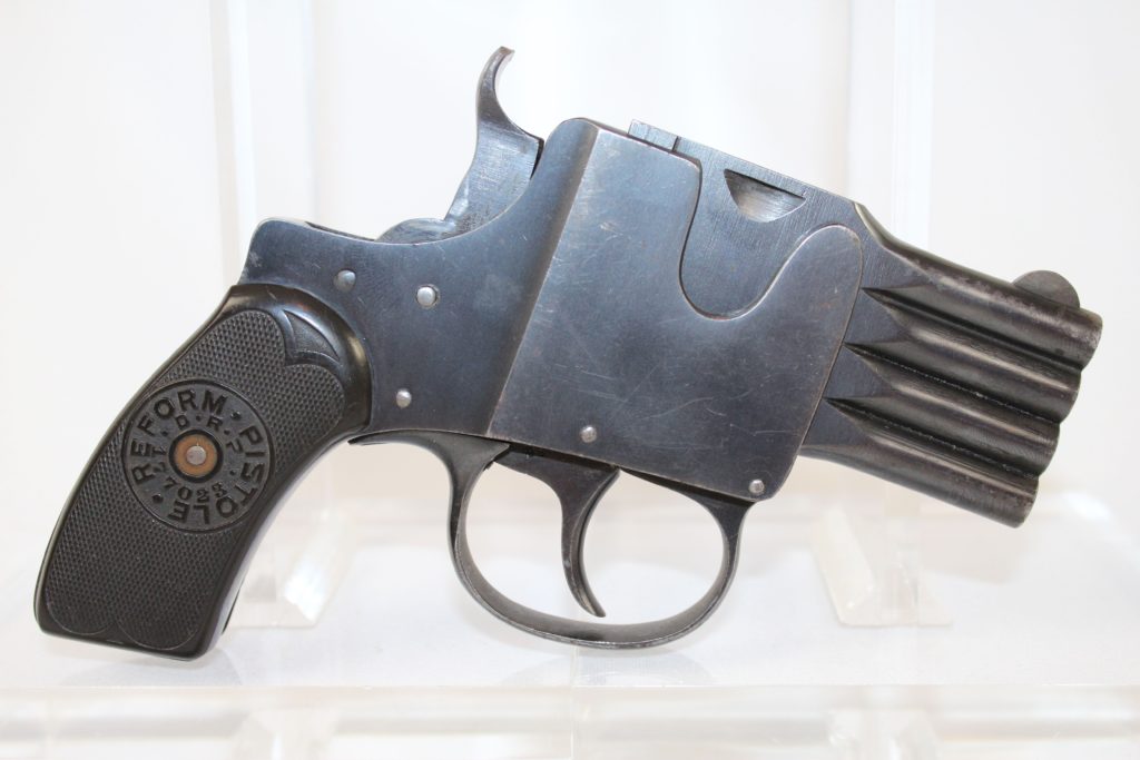 German Schuler Reform 4-Barrel Pistol C&R .25 ACP Antique Firearms 007 ...