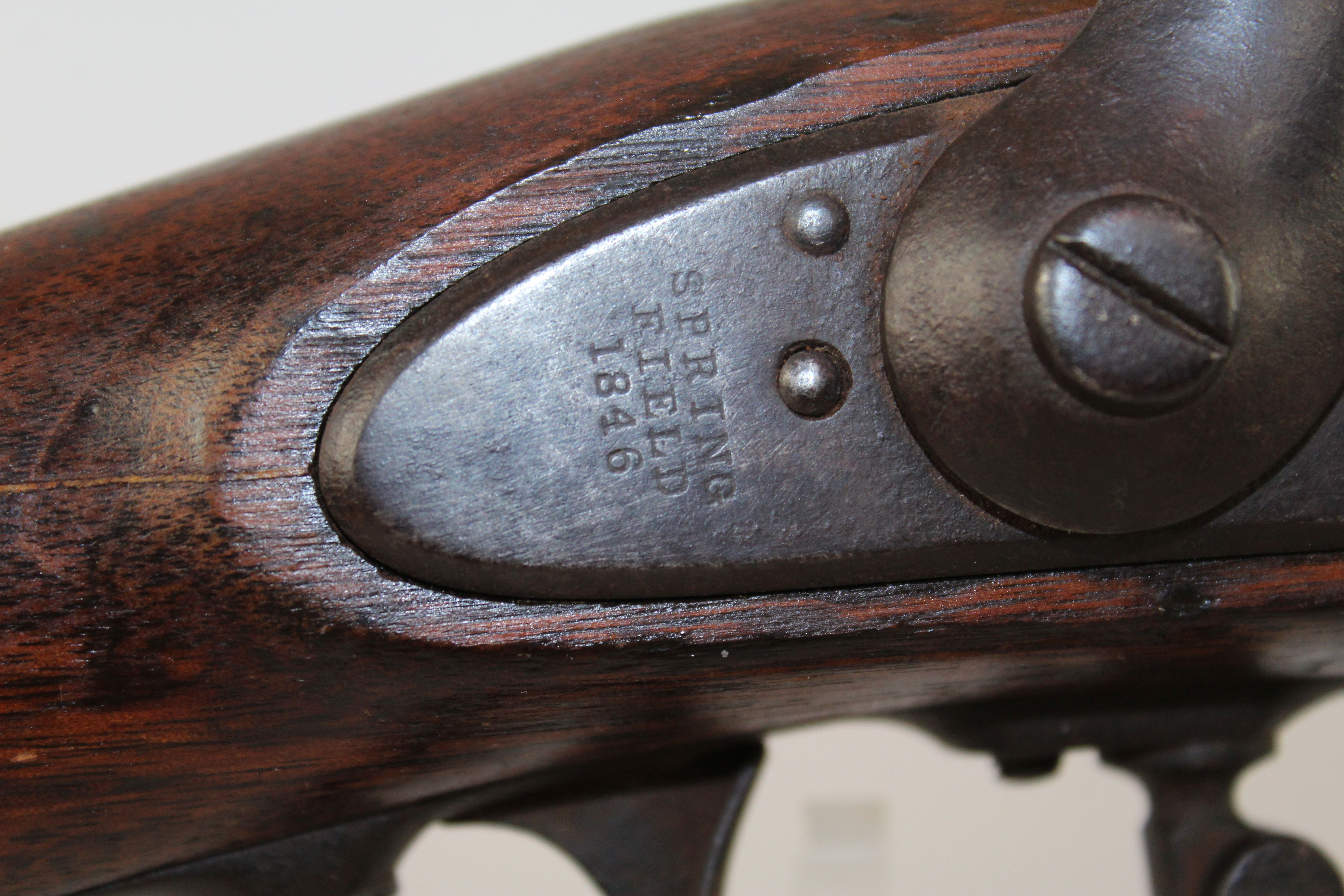Mexican American War Civil Springfield 1842 1846 Musket Percussion ...