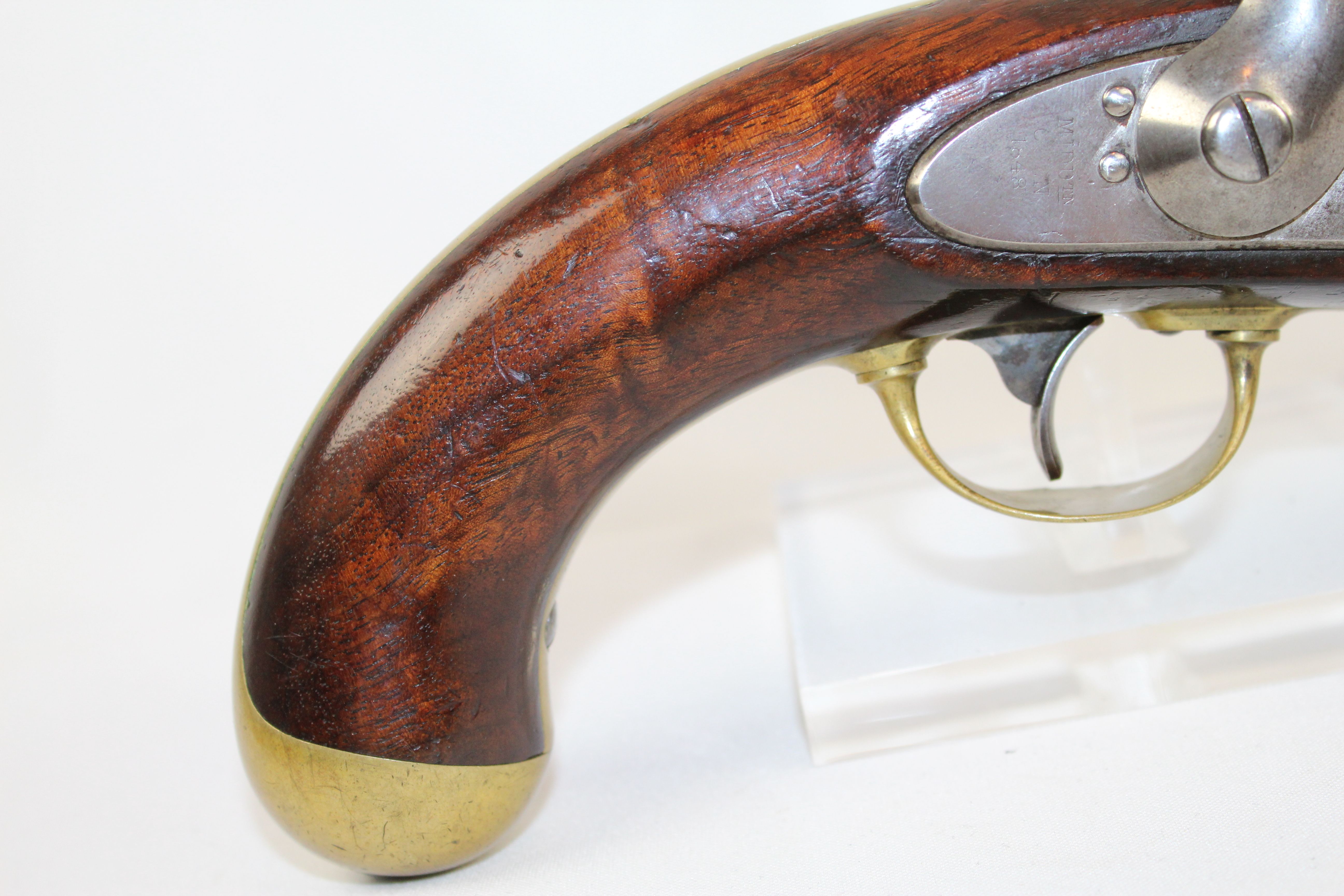 Mexican American War Civil War Aston 1847 1842 Pistol Antique Firearms ...