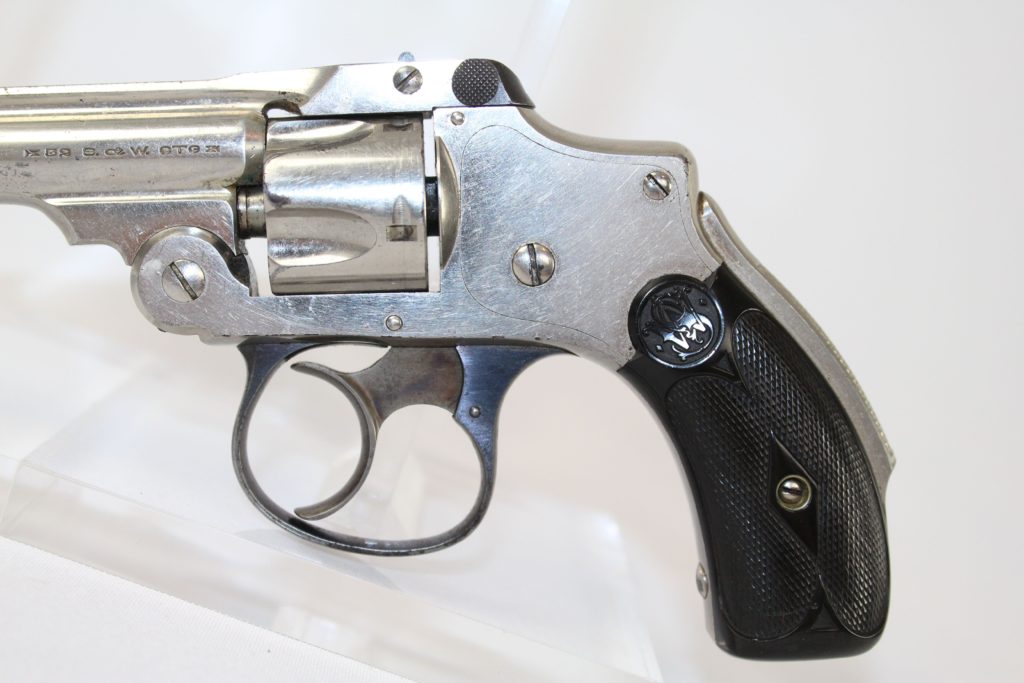 S&W Smith & Wesson .32 Safety Hammerless Double Action Revolver Antique ...