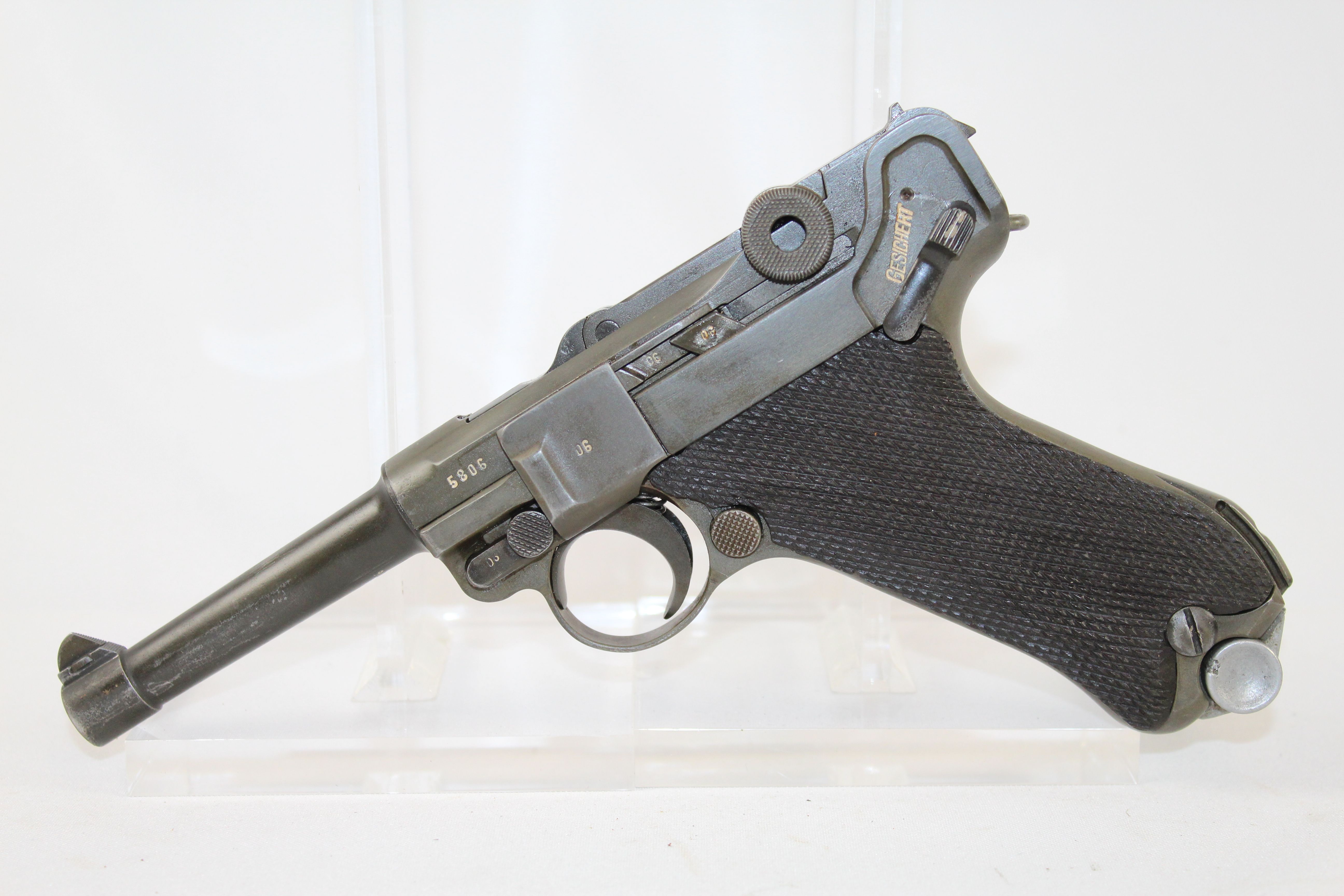 WWII World War II Nazi German Mauser S_42 G Luger Pistol Antique ...