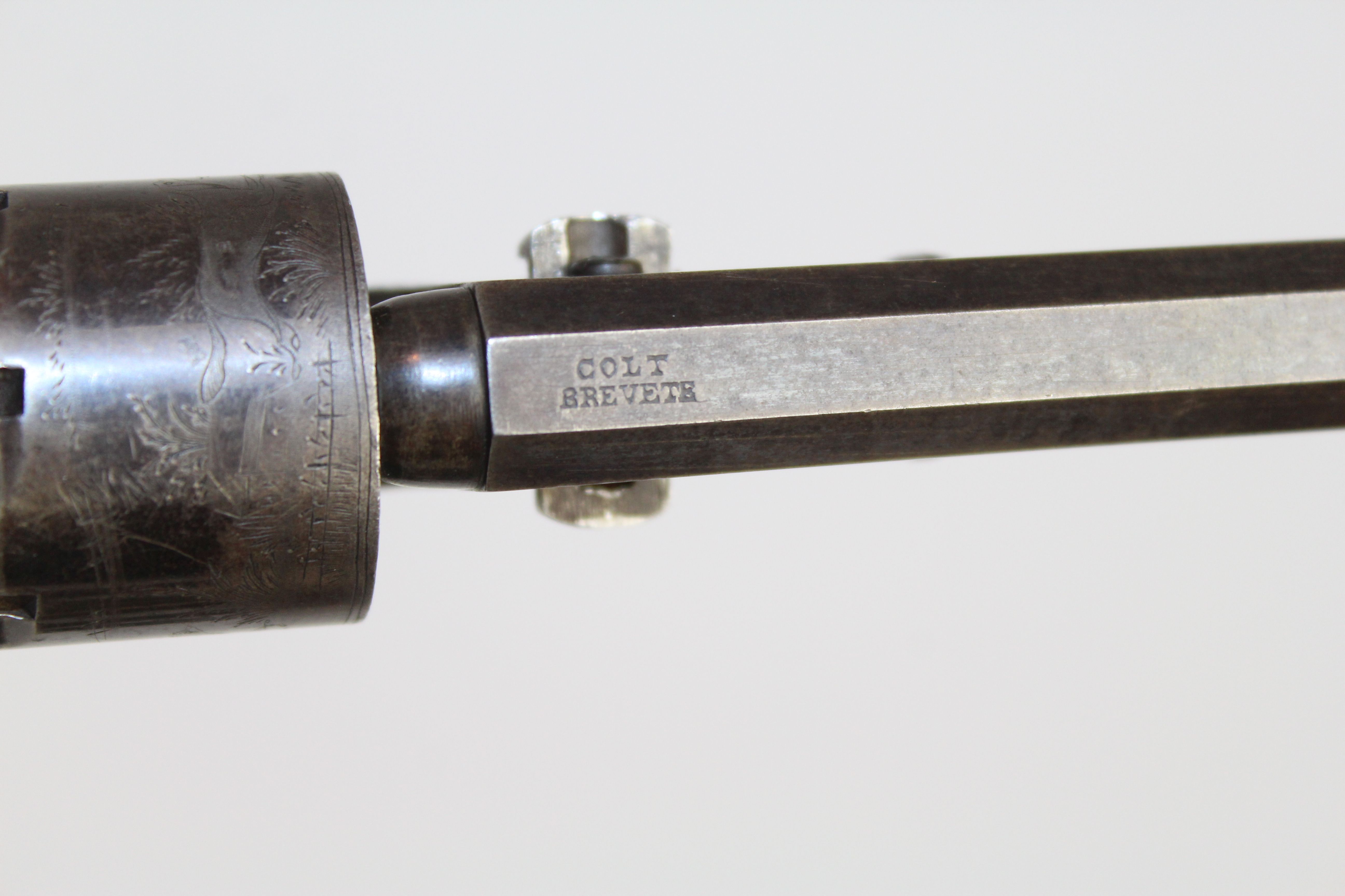 1850s Samuel Colt Belgian Brevete Model 1849 Pocket Revolver Antique ...