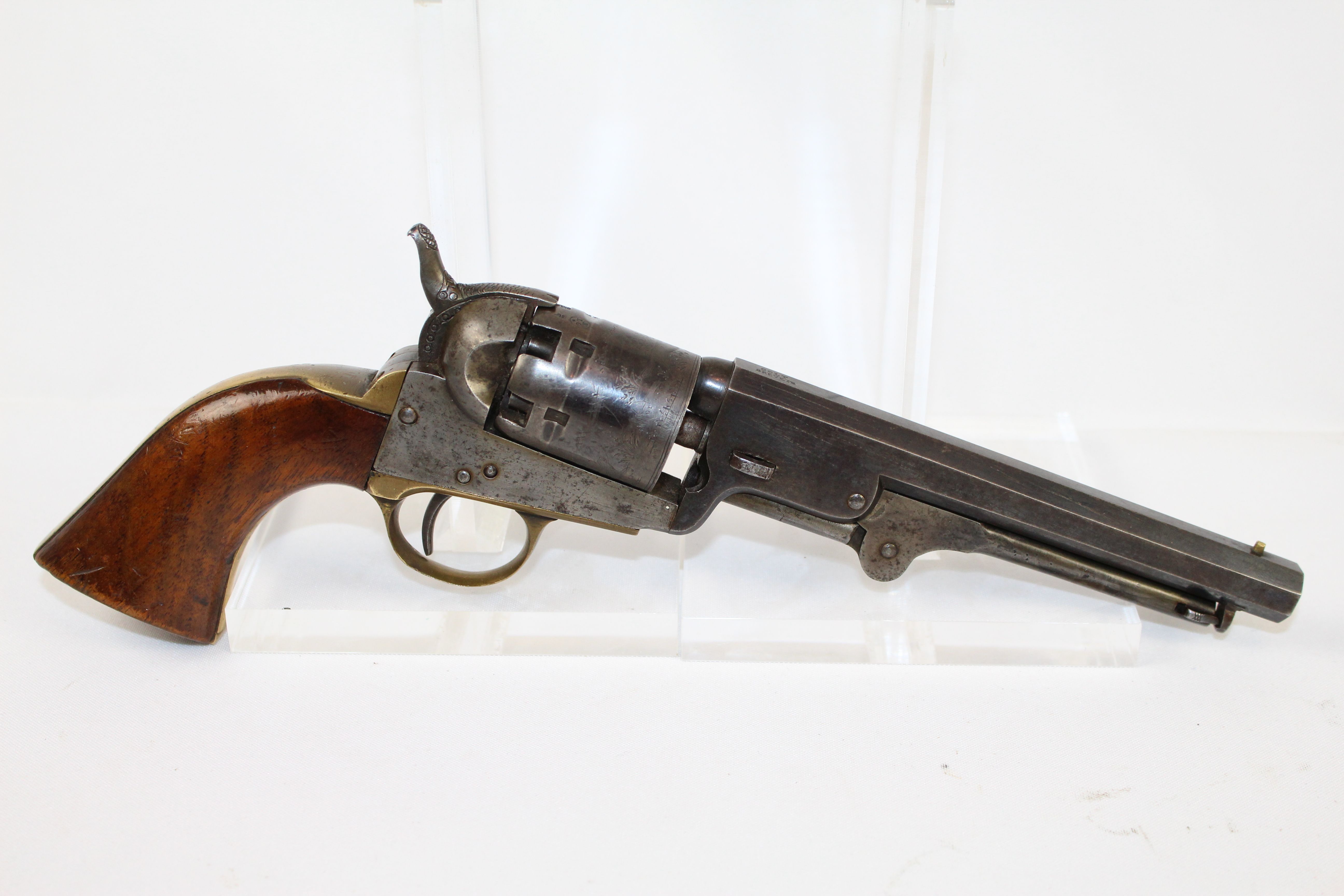1850s Samuel Colt Belgian Brevete Model 1849 Pocket Revolver Antique ...
