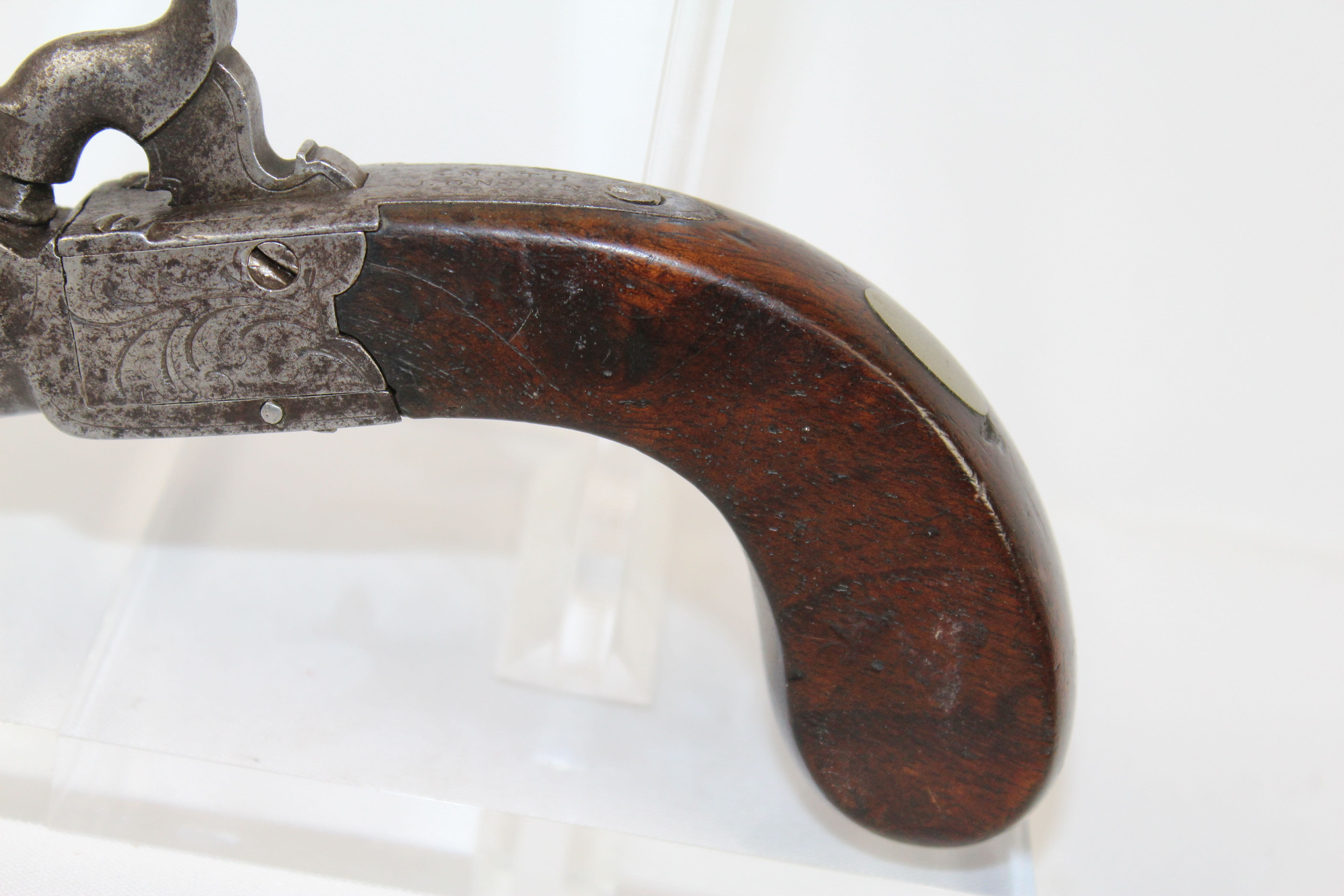 British English Smith London Percussion Pistol Antique Firearms 003 ...