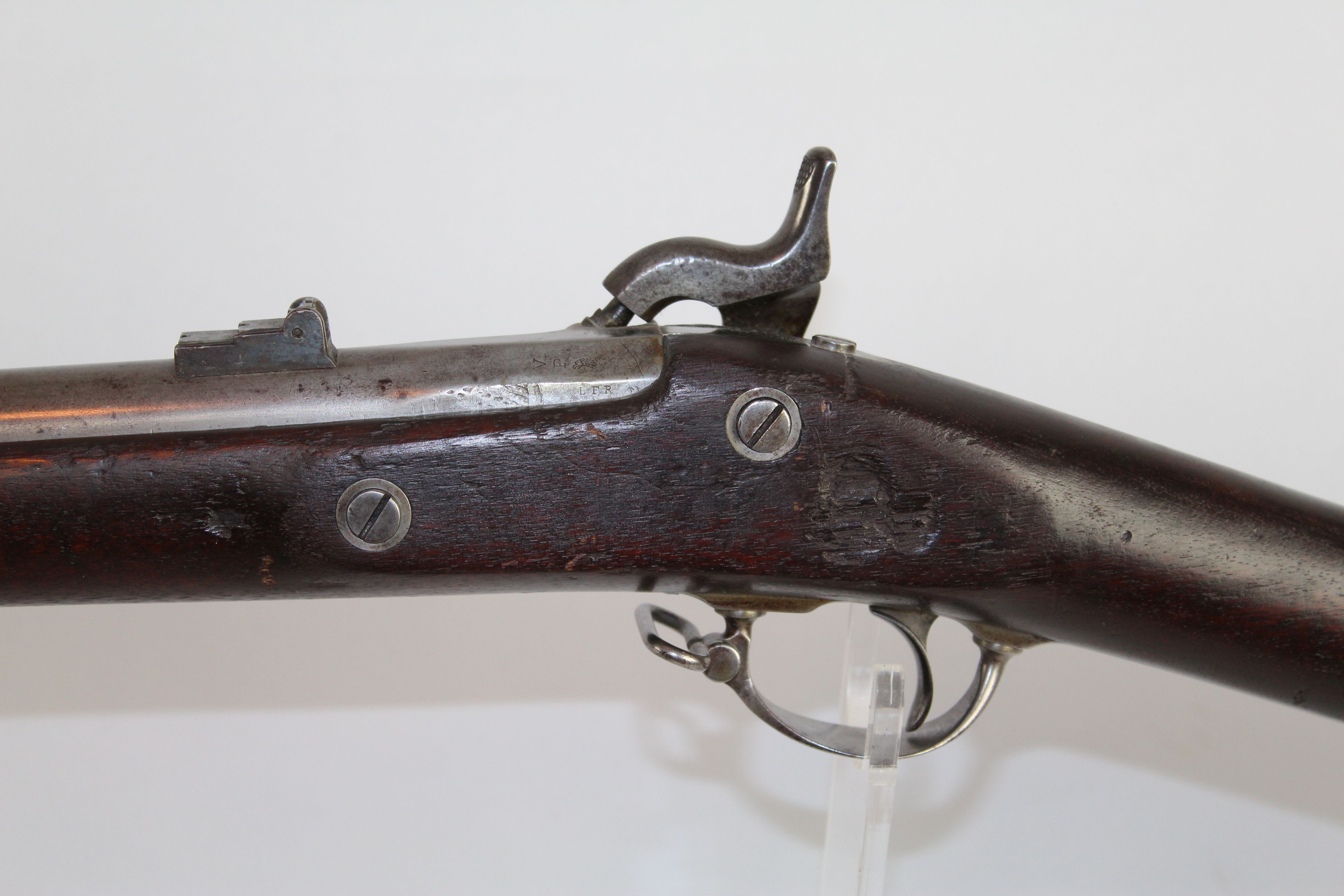Civil War 1864 Model 1861 Rifle Musket Massachusetts Infantry Antique ...