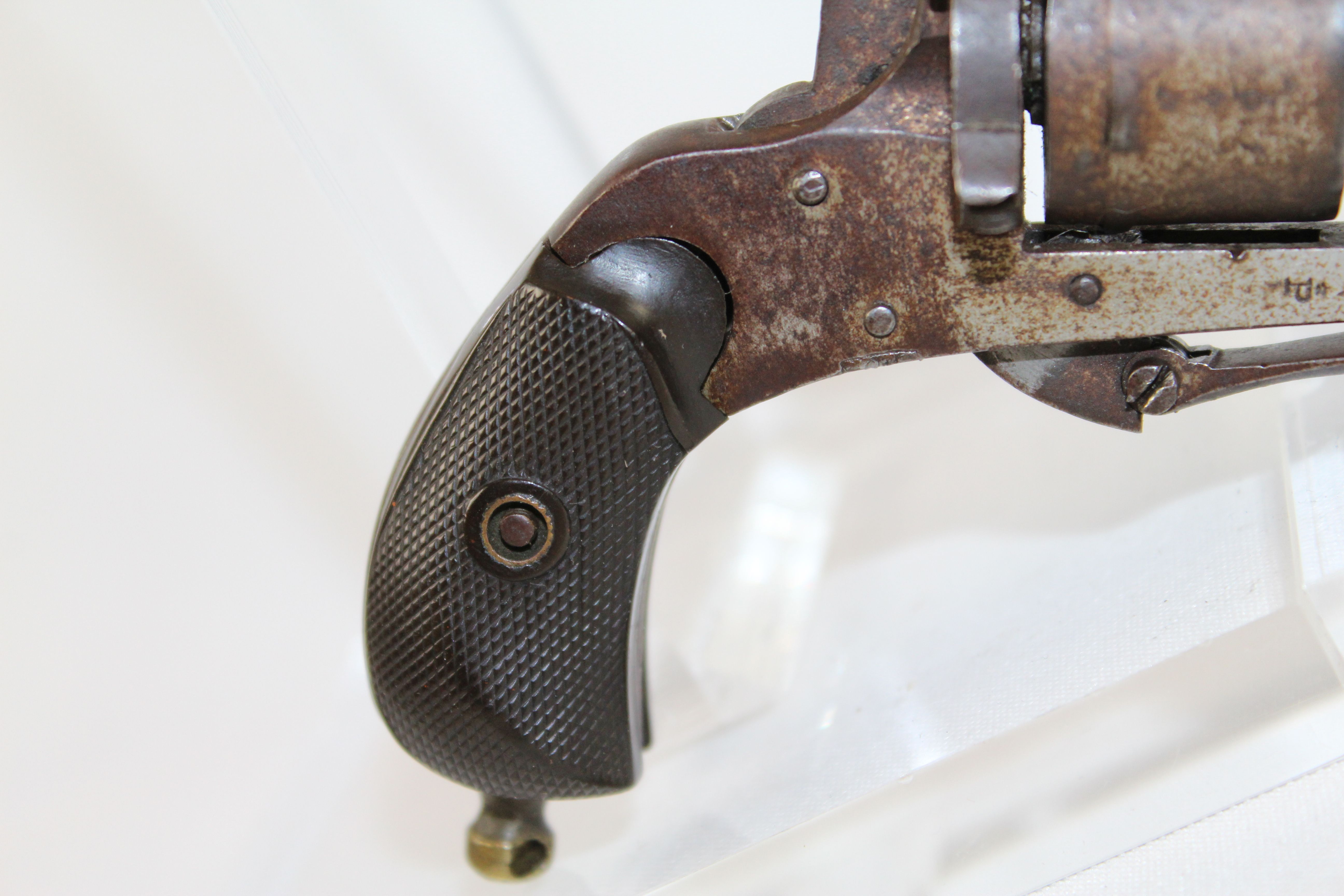 European Belgian 5.5mm .22 Rimfire Revolver Antique Firearms 003 ...