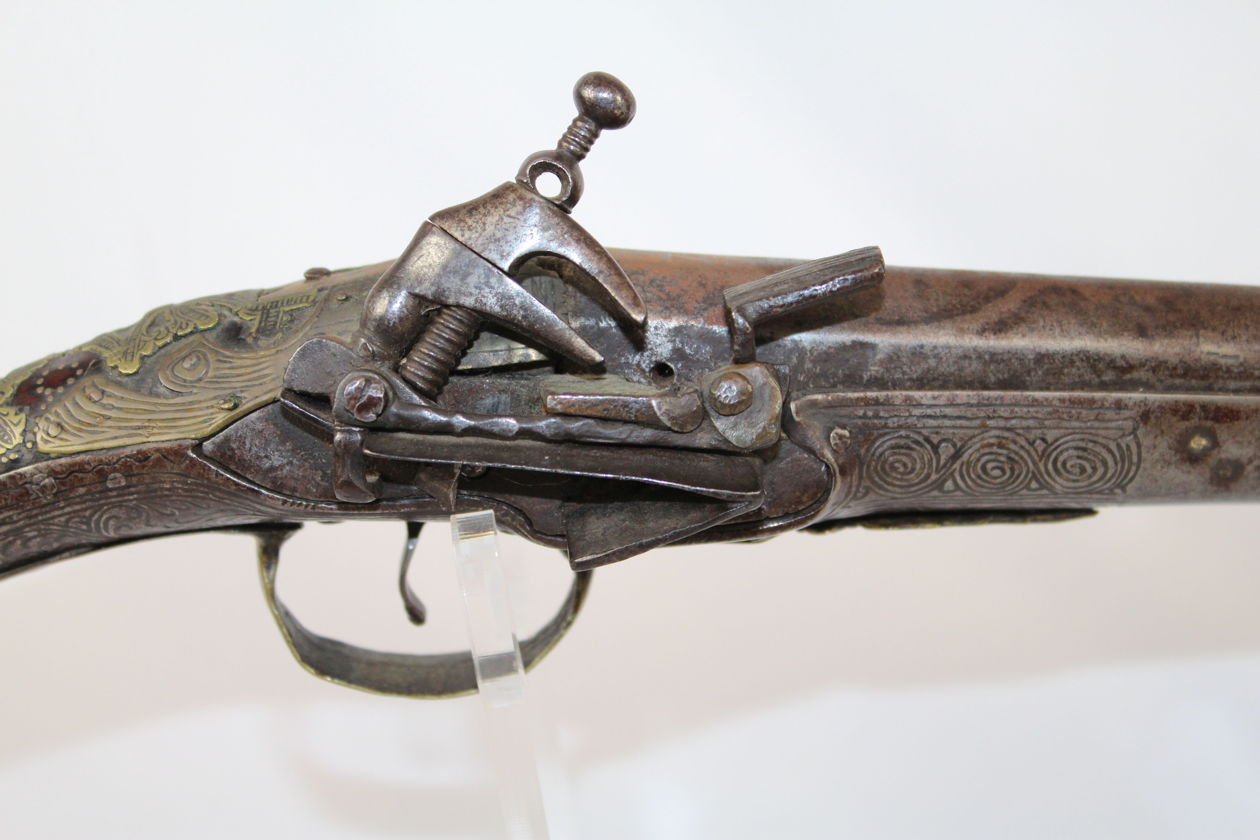 Greek Balkan Ottoman Flintlock Miquelet Pirate Pistol Antique Firearms ...