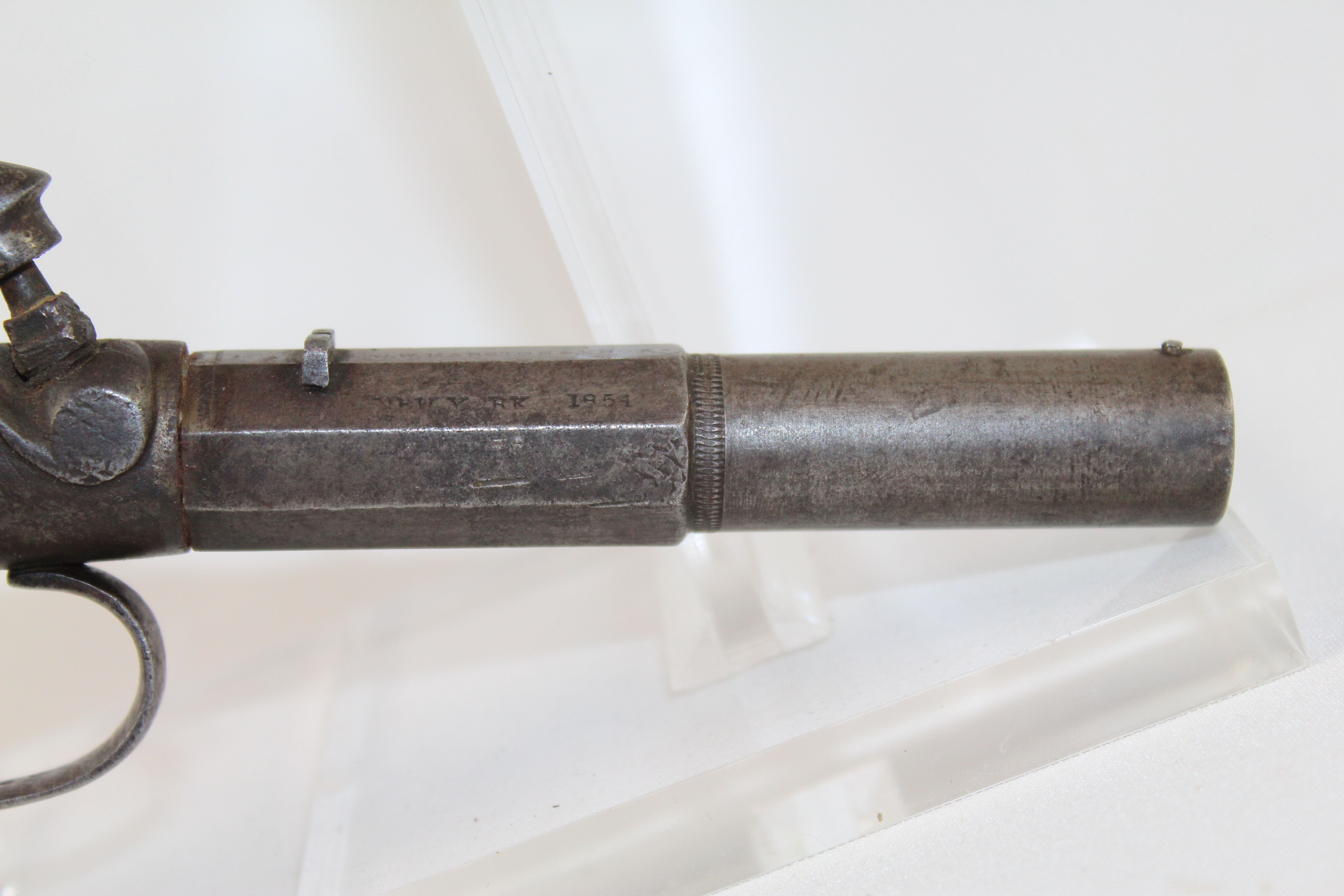 W.W. Marston & Knox Pocket Pistol 1854 Antique Firearms 004 | Ancestry Guns