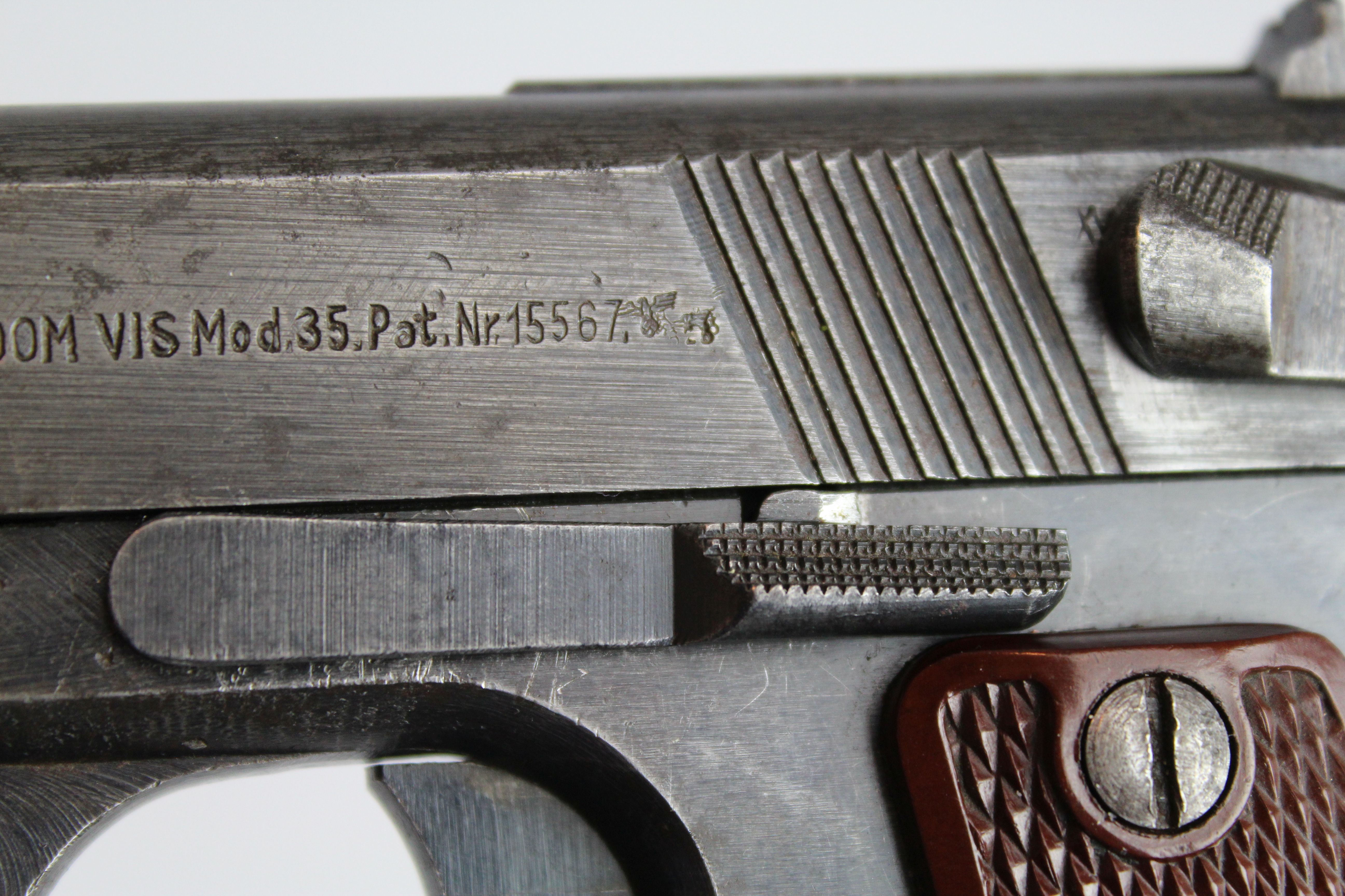 WWII World War II Polish Radom Vis 35 Pistol Nazi Occupation Antique ...