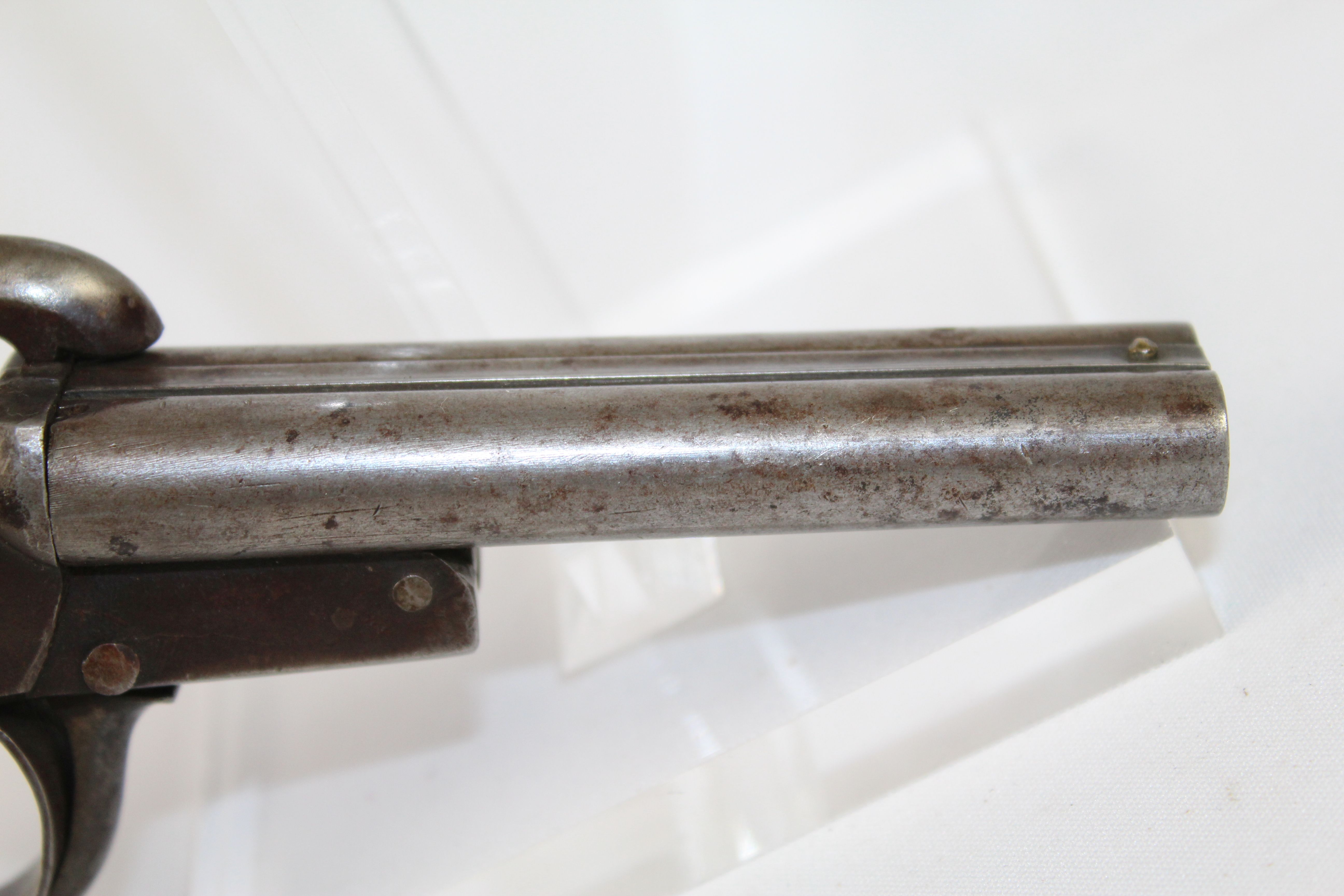 European Double Barrel Pinfire Pistol Antique Firearms 010 | Ancestry Guns