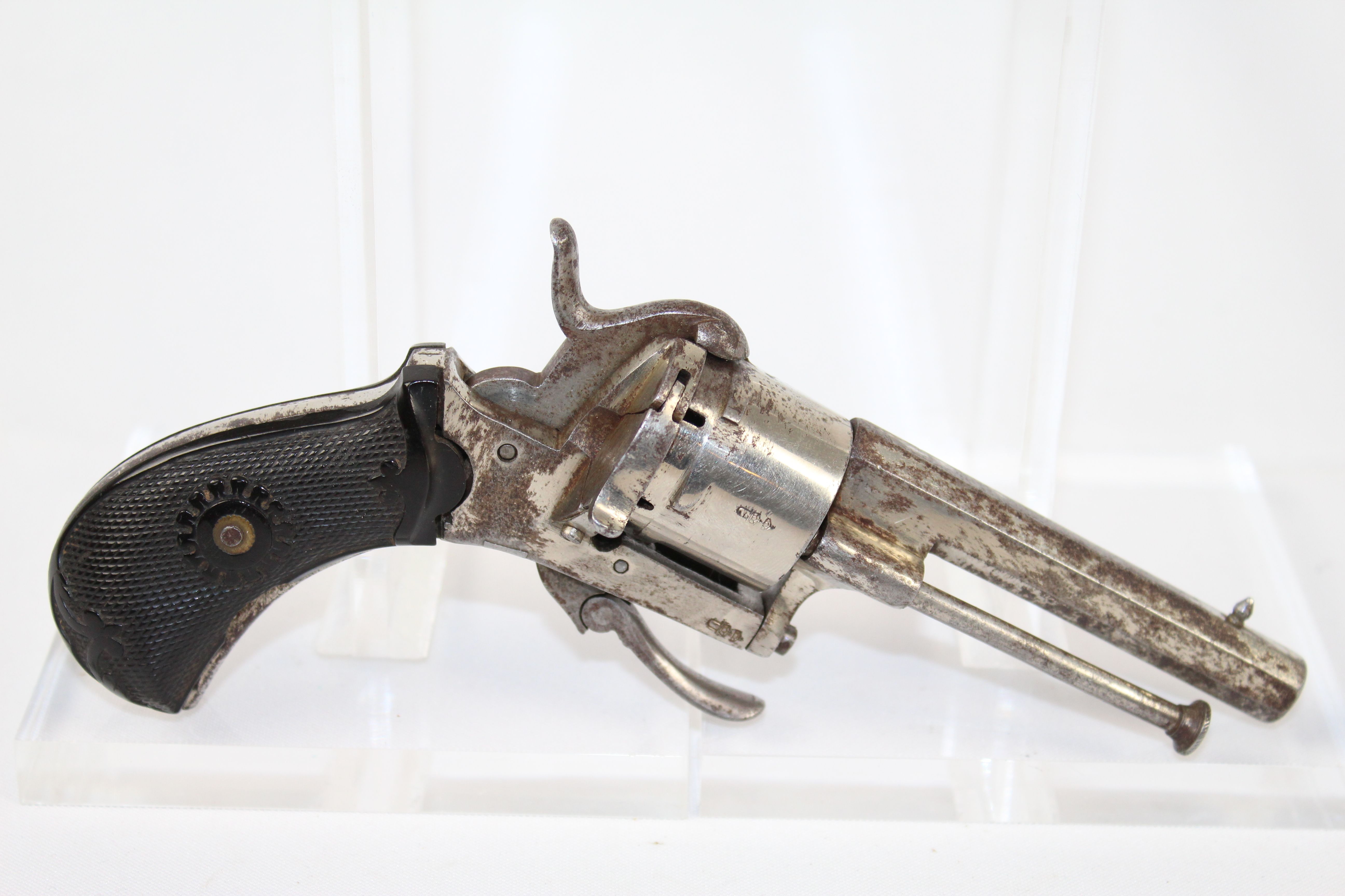 German European Lefaucheux Pinfire Pocket Revolver Antique Firearms 001 ...