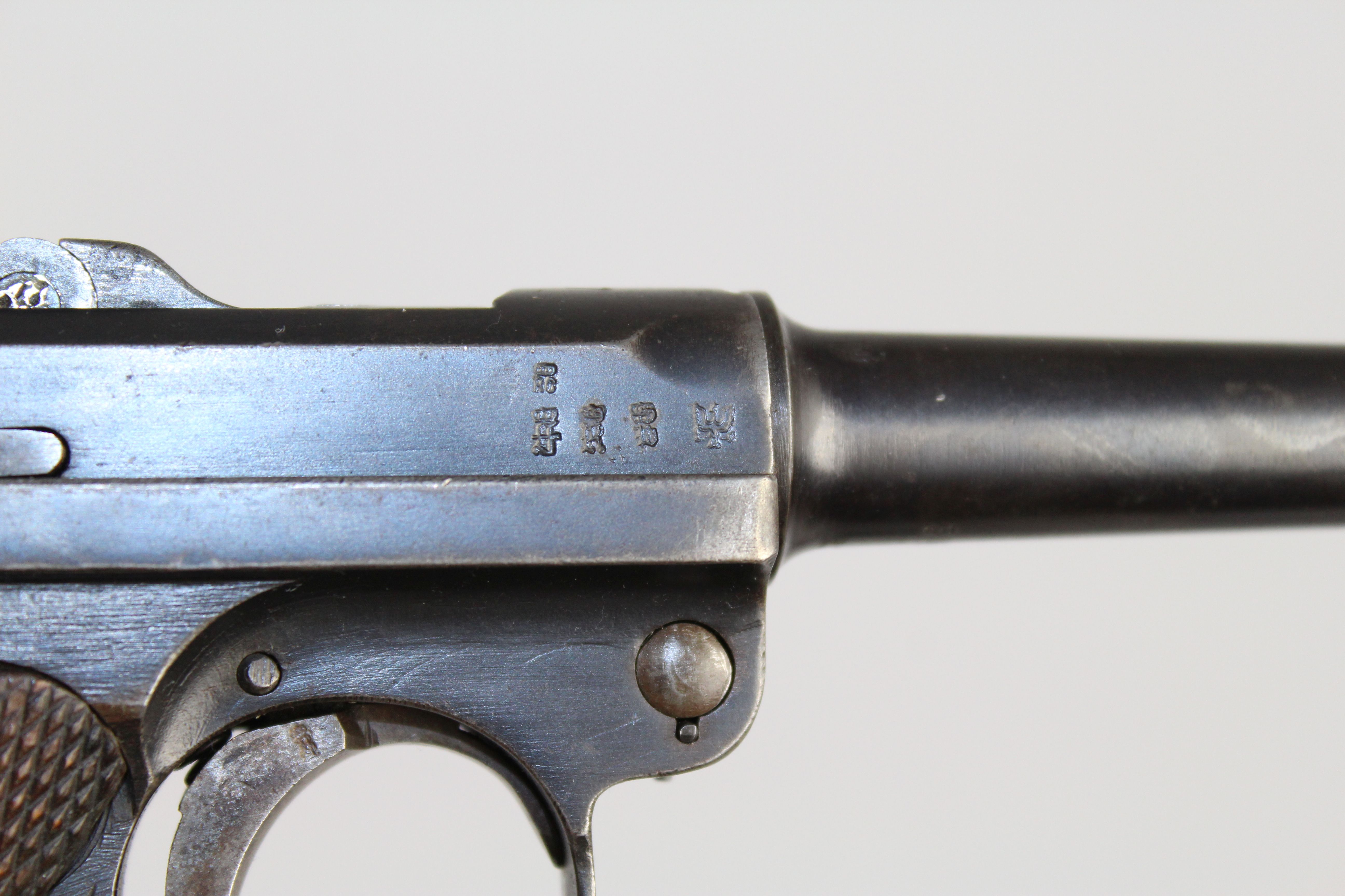 WWI World War I Imperial German Erfurt Luger P.08 Pistol 1917 Antique ...