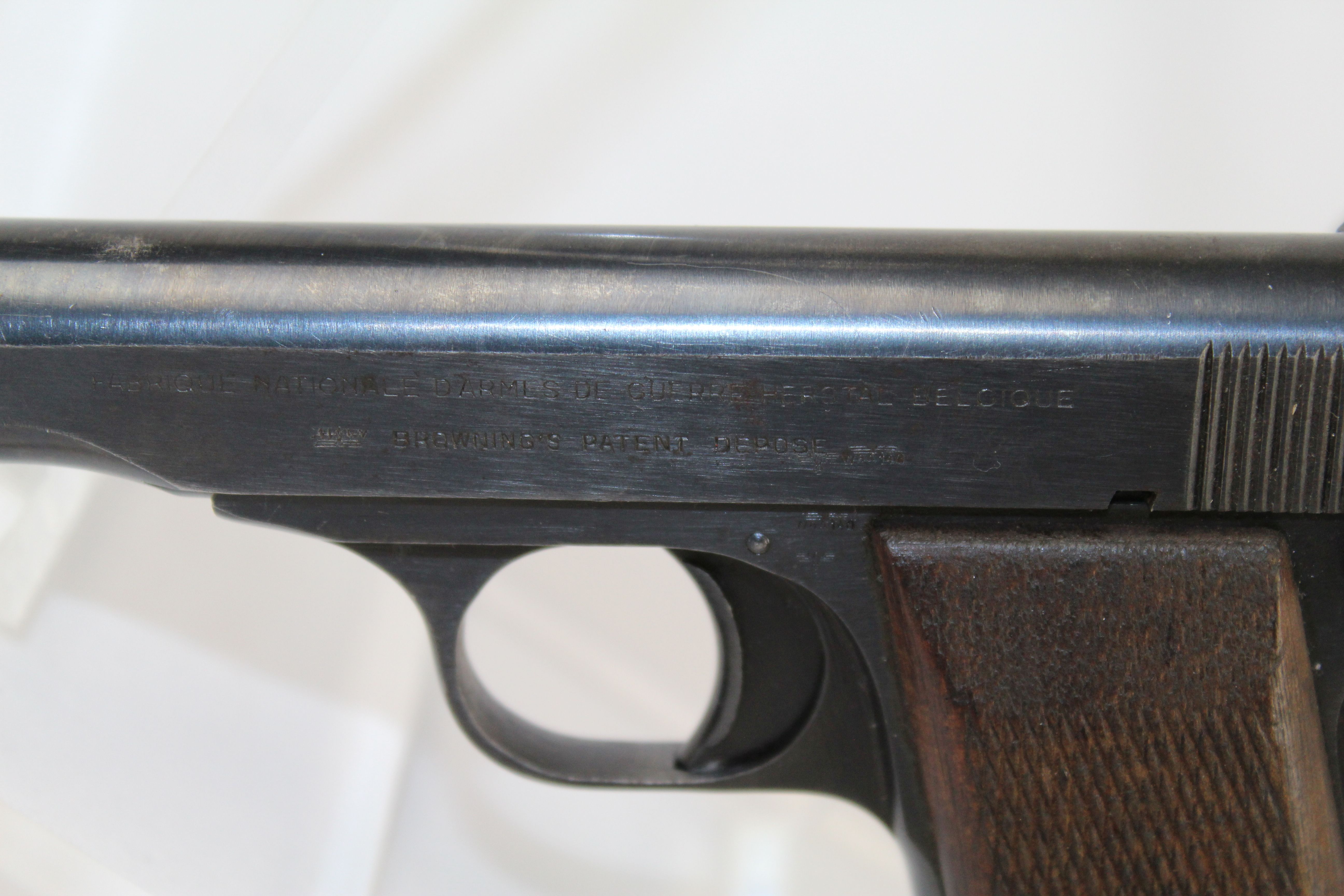 WWII World War II Nazi German Occupation FN 1922 Pistol Capture Paper ...