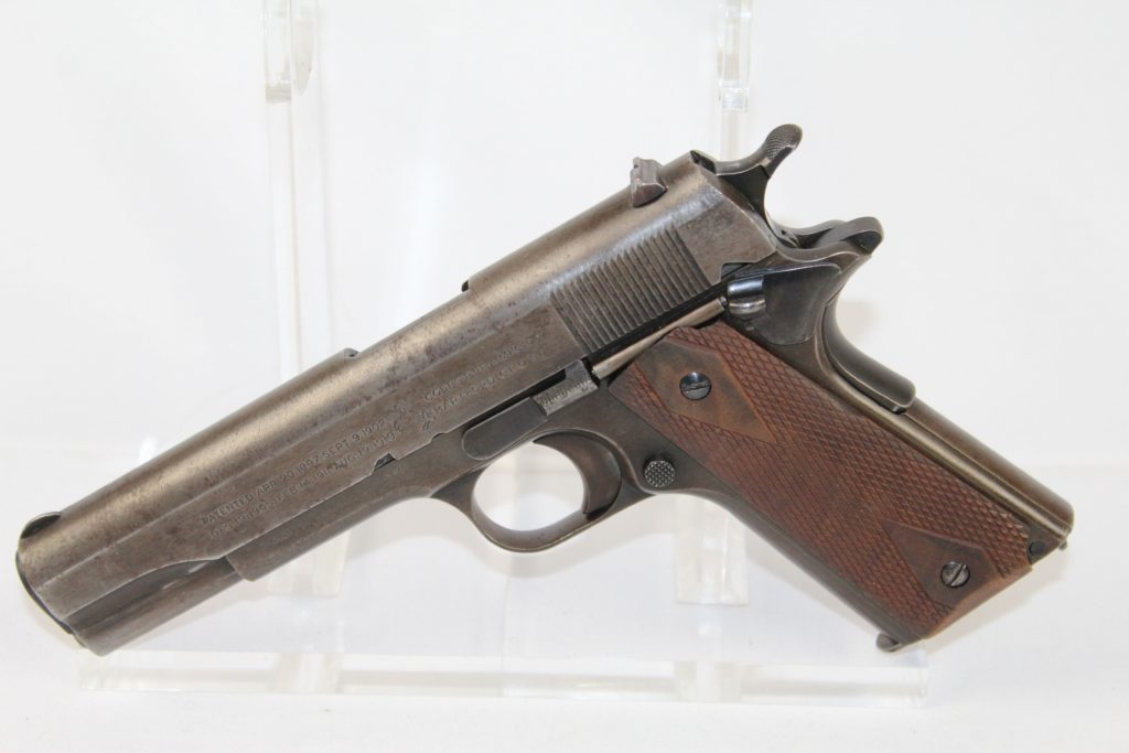 World War I WWI Colt Army 1911 Pistol U.S. Property Antique Firearms ...