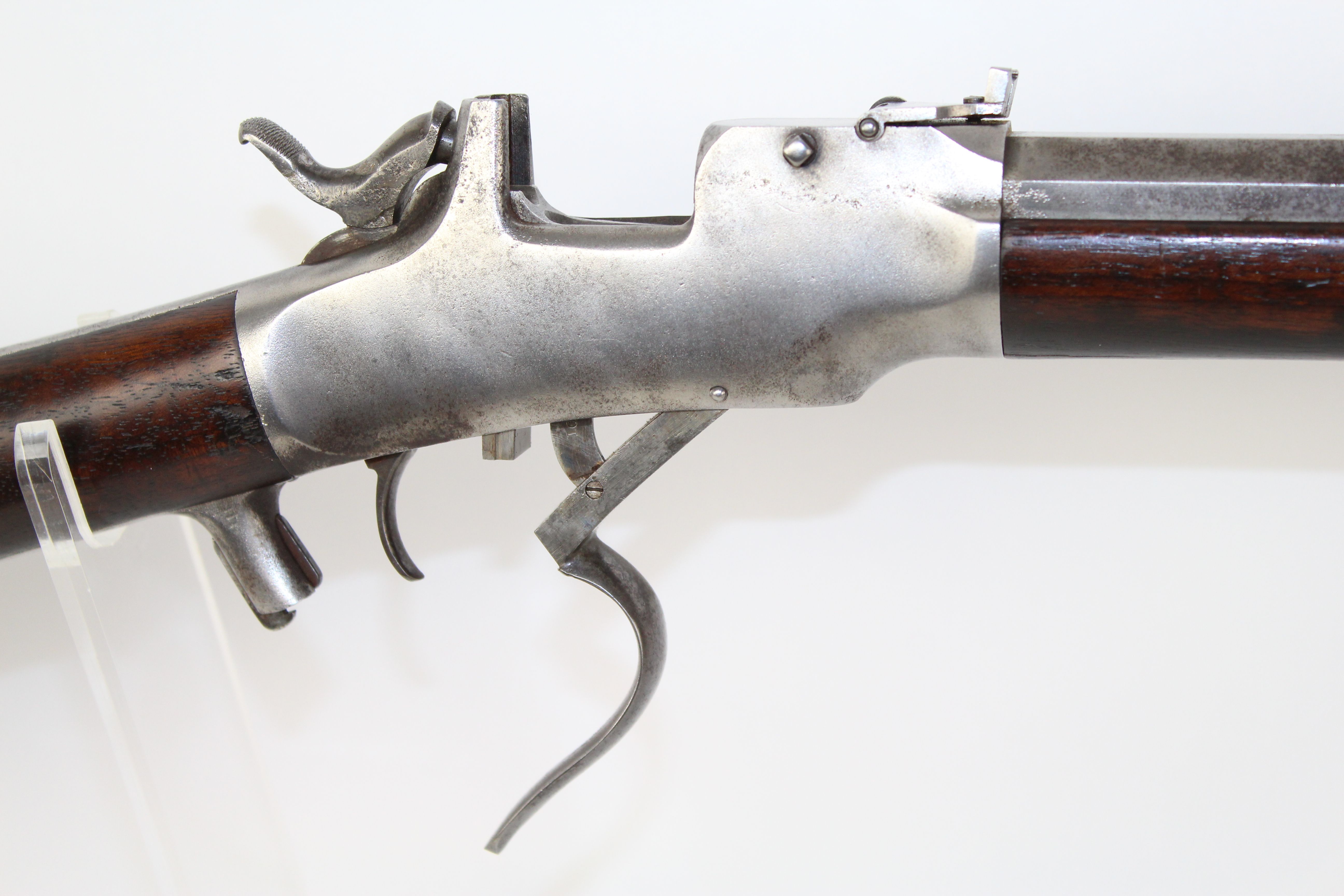 Allen & Wheelock Ethan .42 Rimfire Falling Block Rifle Carbine Wild ...