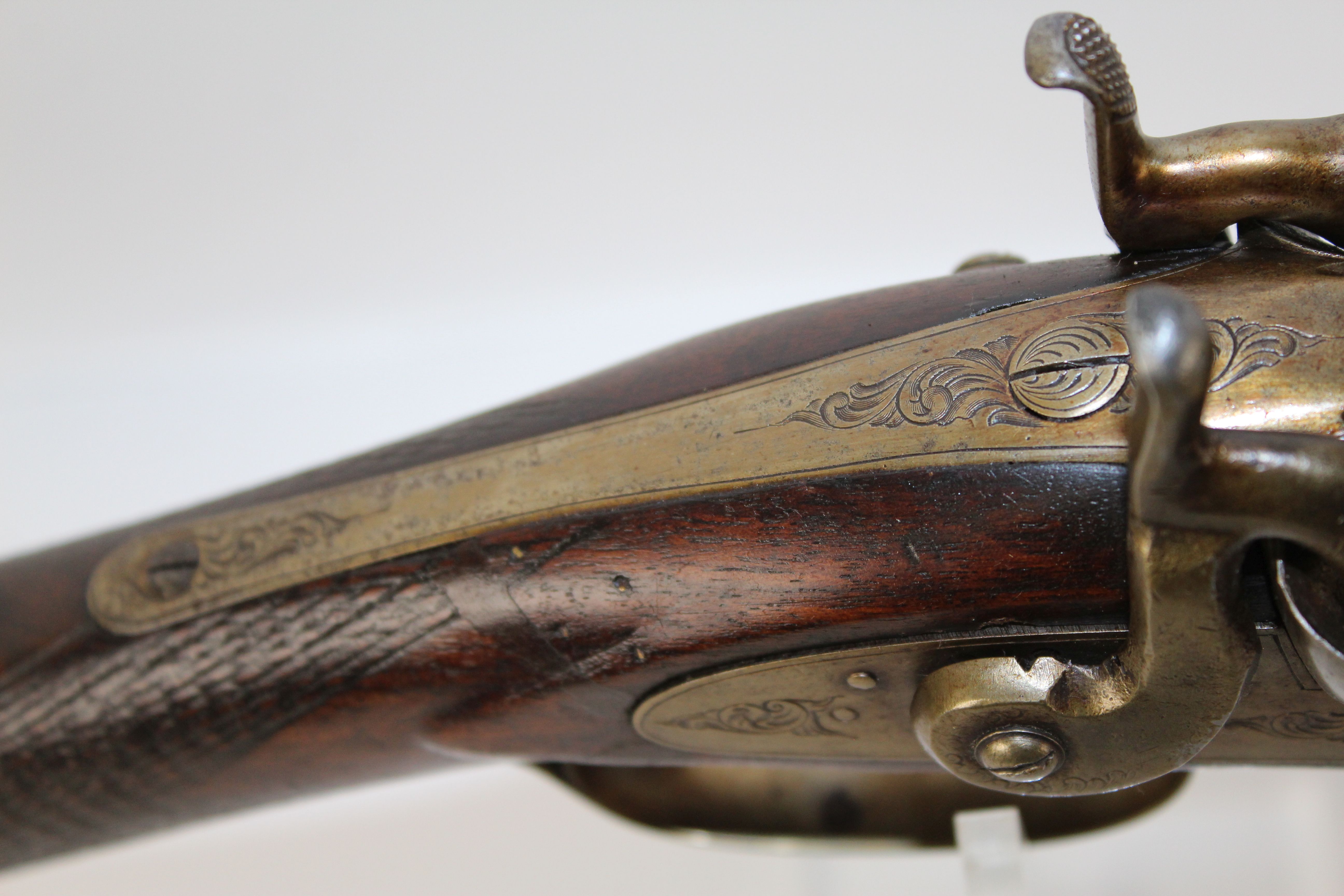 Belgian Cape Gun Rifle Shotgun Comination SxS Antique C&R Firearms 008 ...