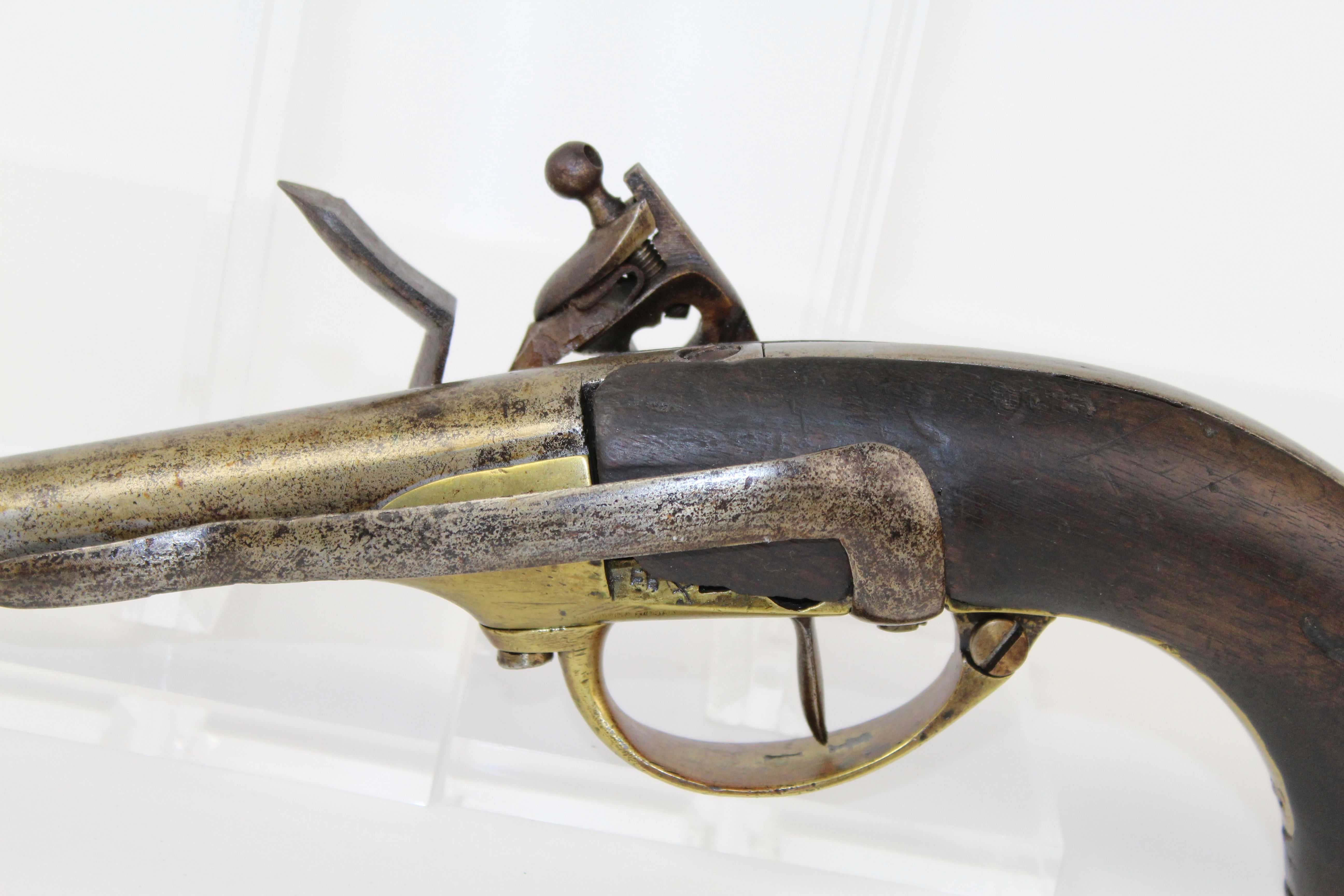 French American Revolutionary War Date 1777 Flintlock Pistol Antique C ...