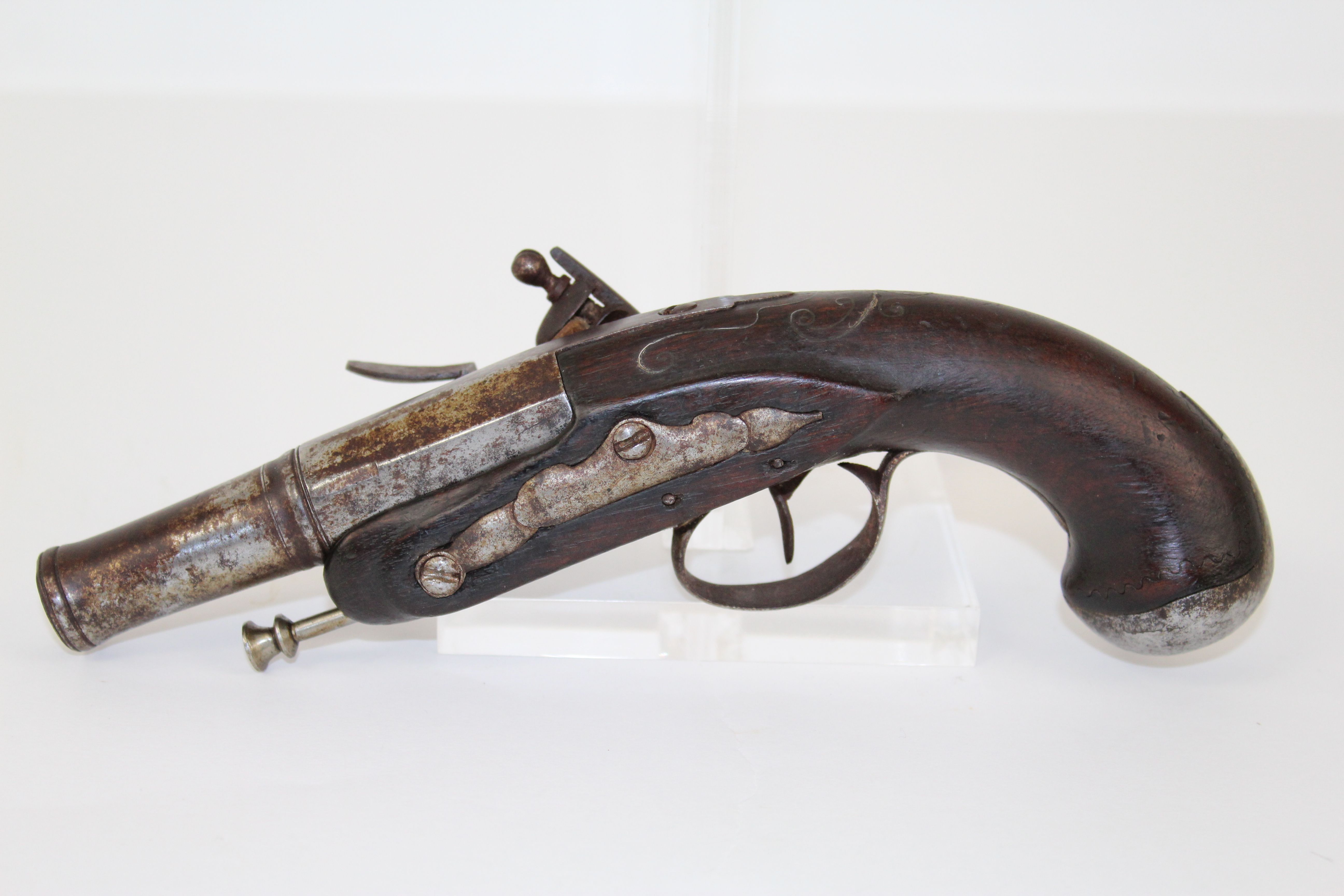 French Flintlock European Pistol Antique C&R Firearms 007 | Ancestry Guns
