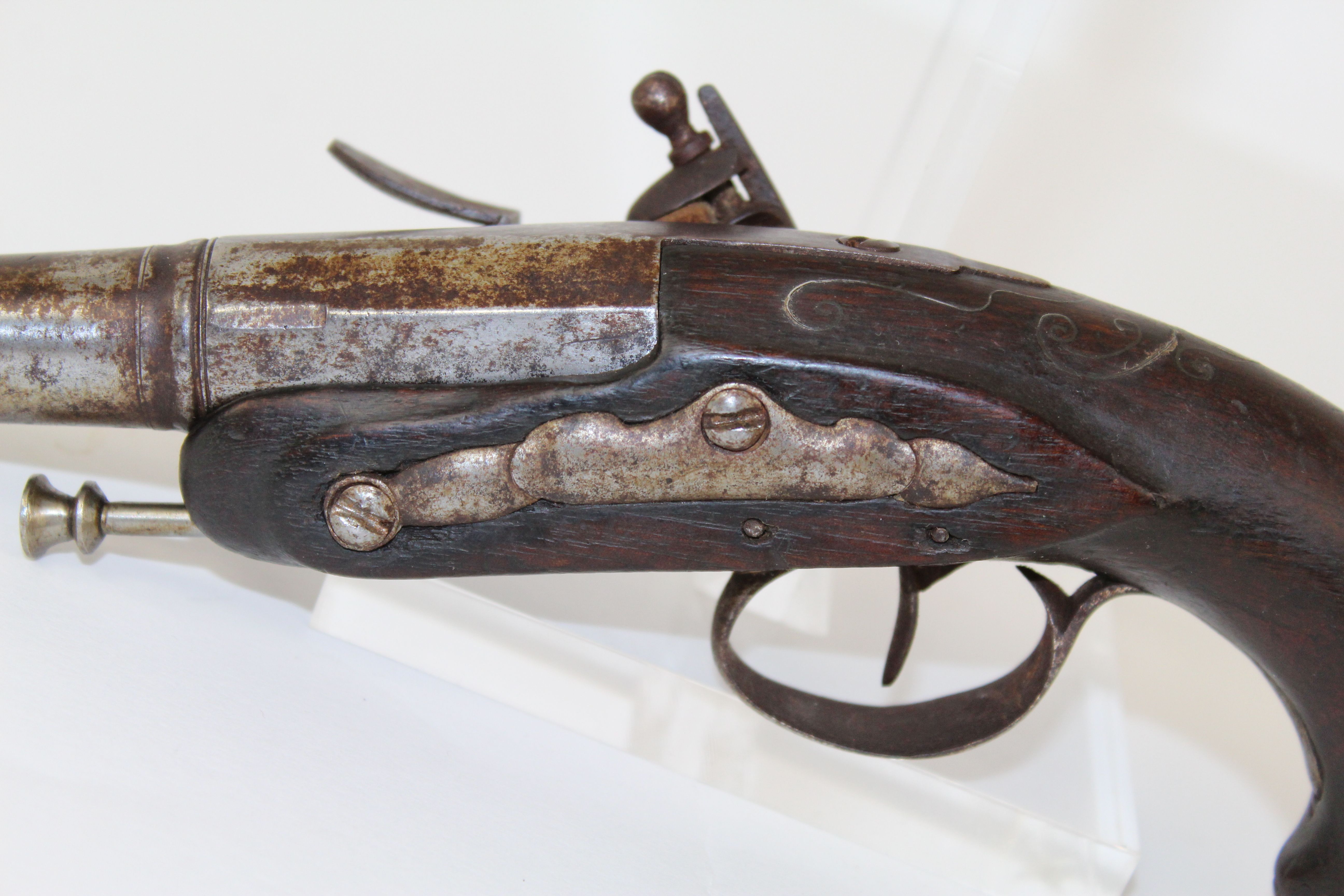 French Flintlock European Pistol Antique C&R Firearms 009 | Ancestry Guns