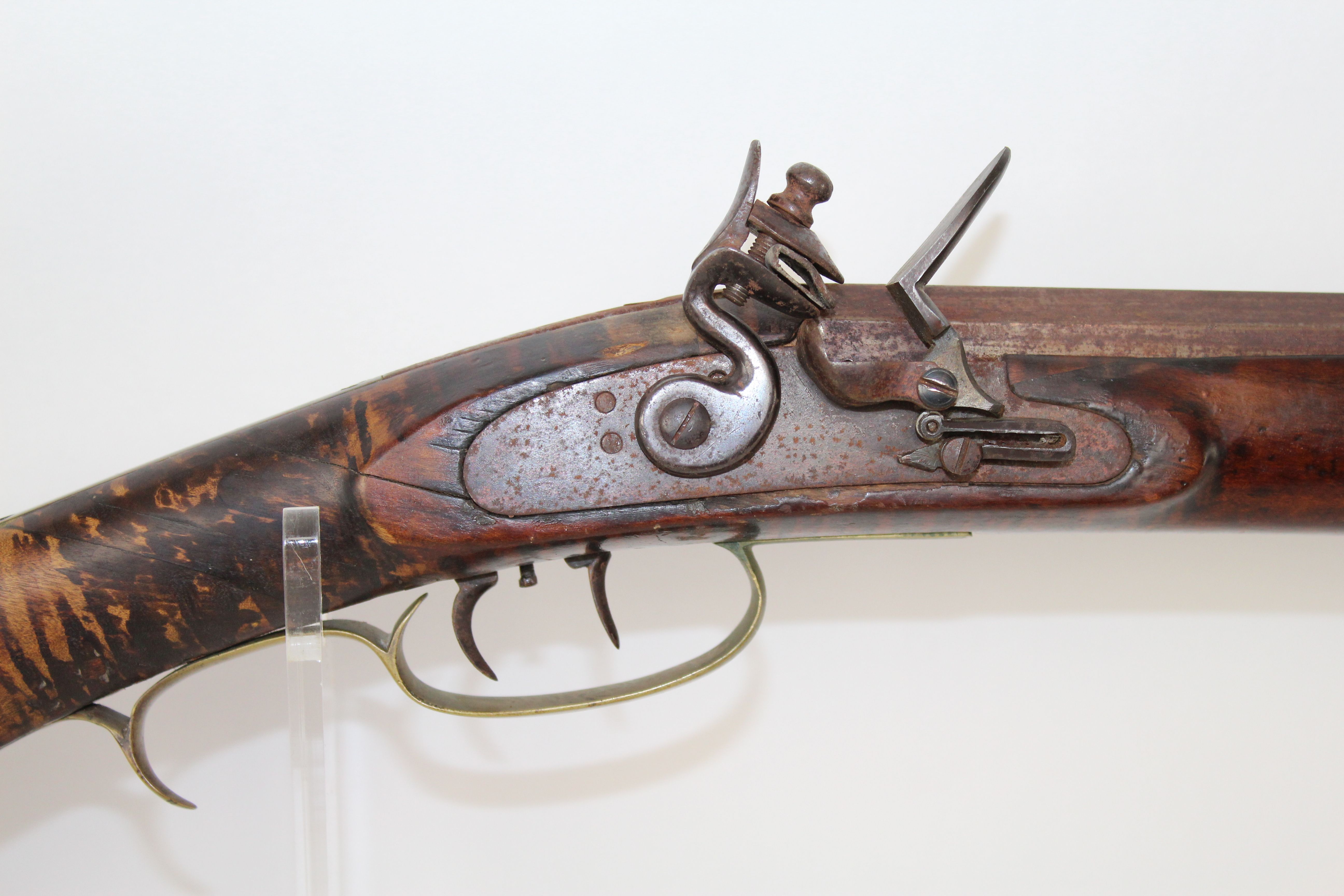 Henry Leman Pennsylvania Kentucky Long Rifle Musket Flintlock Wild West ...