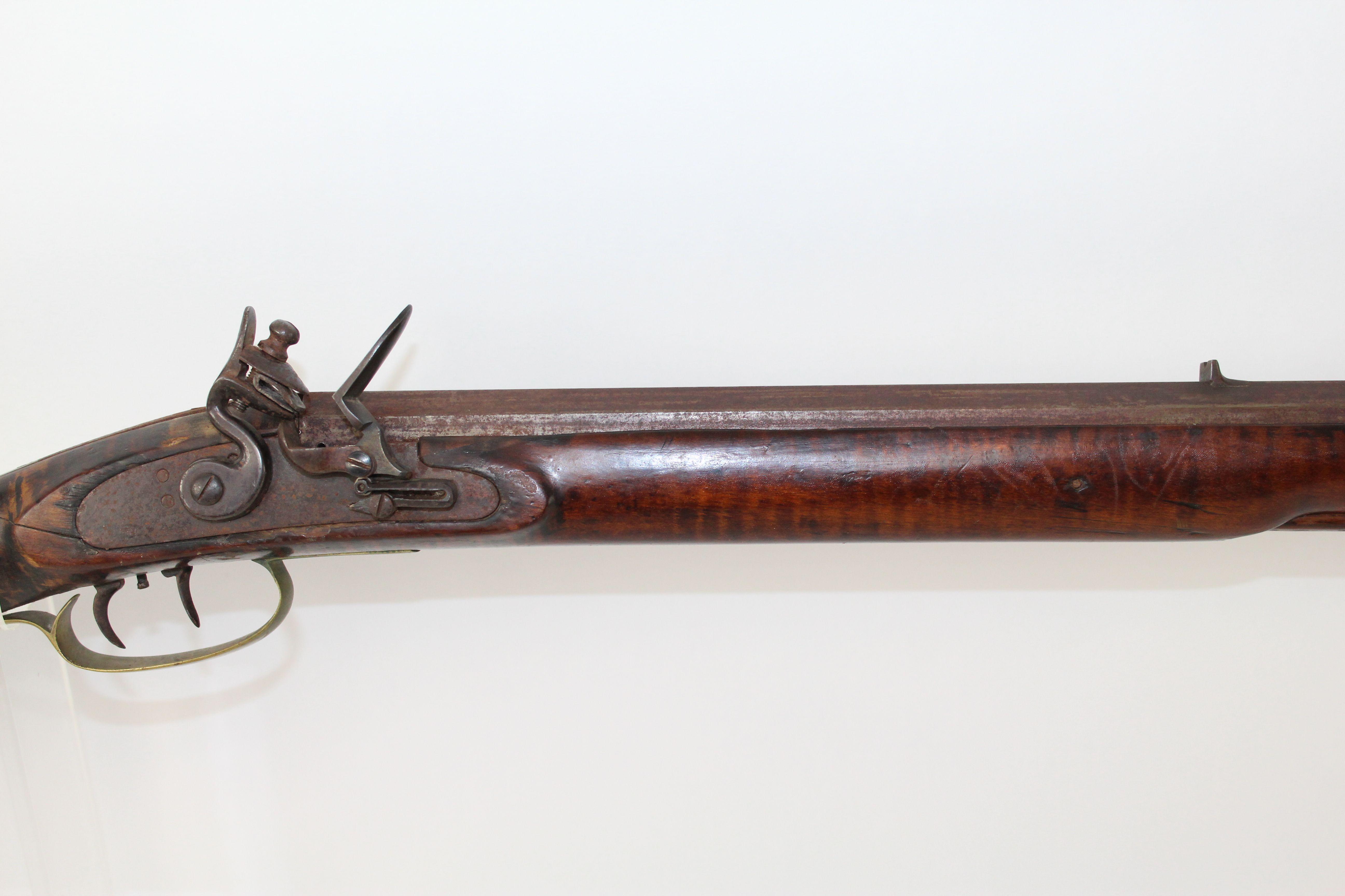 Henry Leman Pennsylvania Kentucky Long Rifle Musket Flintlock Wild West ...