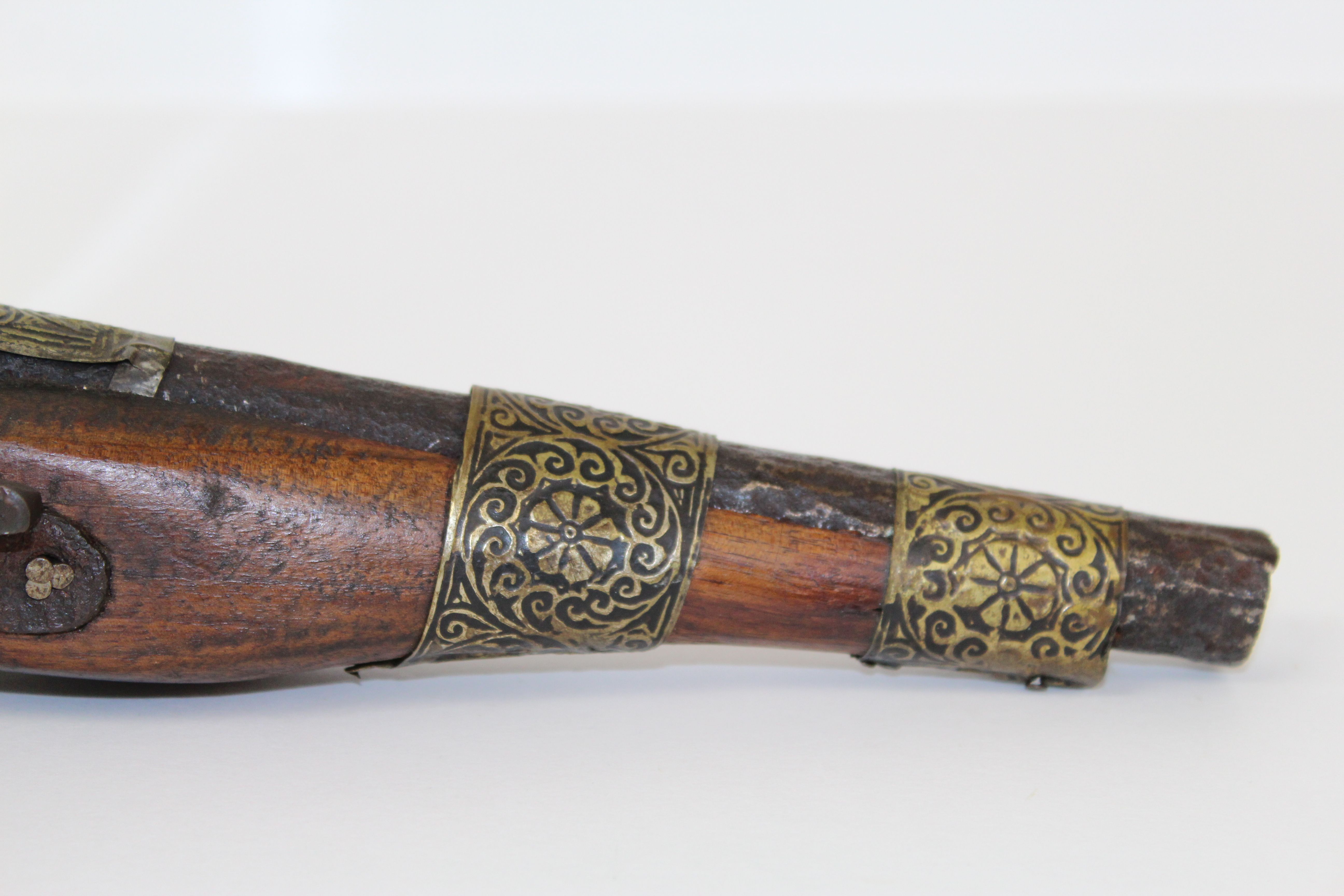 Revolver Pistol Flintlock C&R Antique 011 | Ancestry Guns