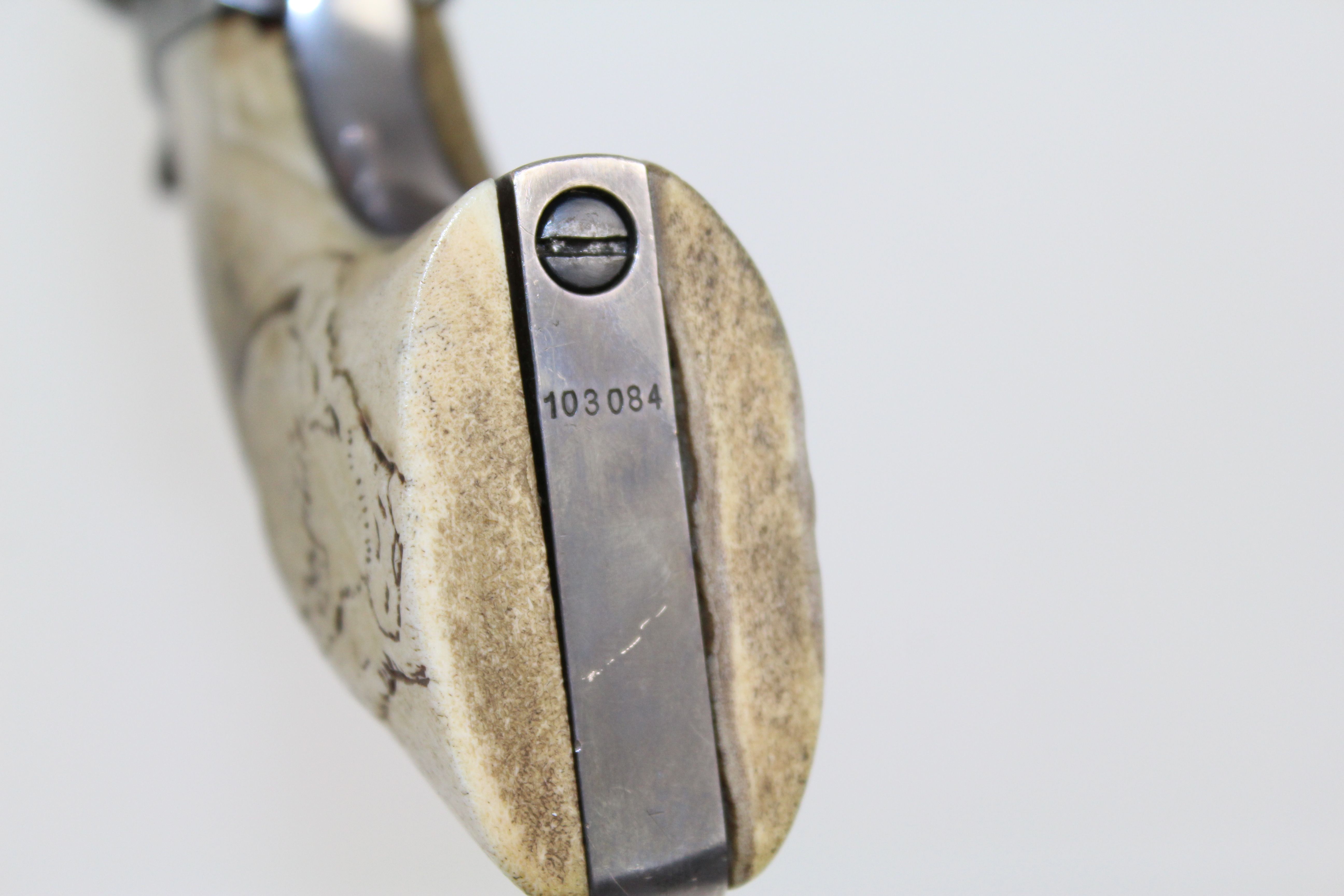 Antiqued Colt 1851 Navy Revolver Percussion Buffalo Grips Horn 014 ...