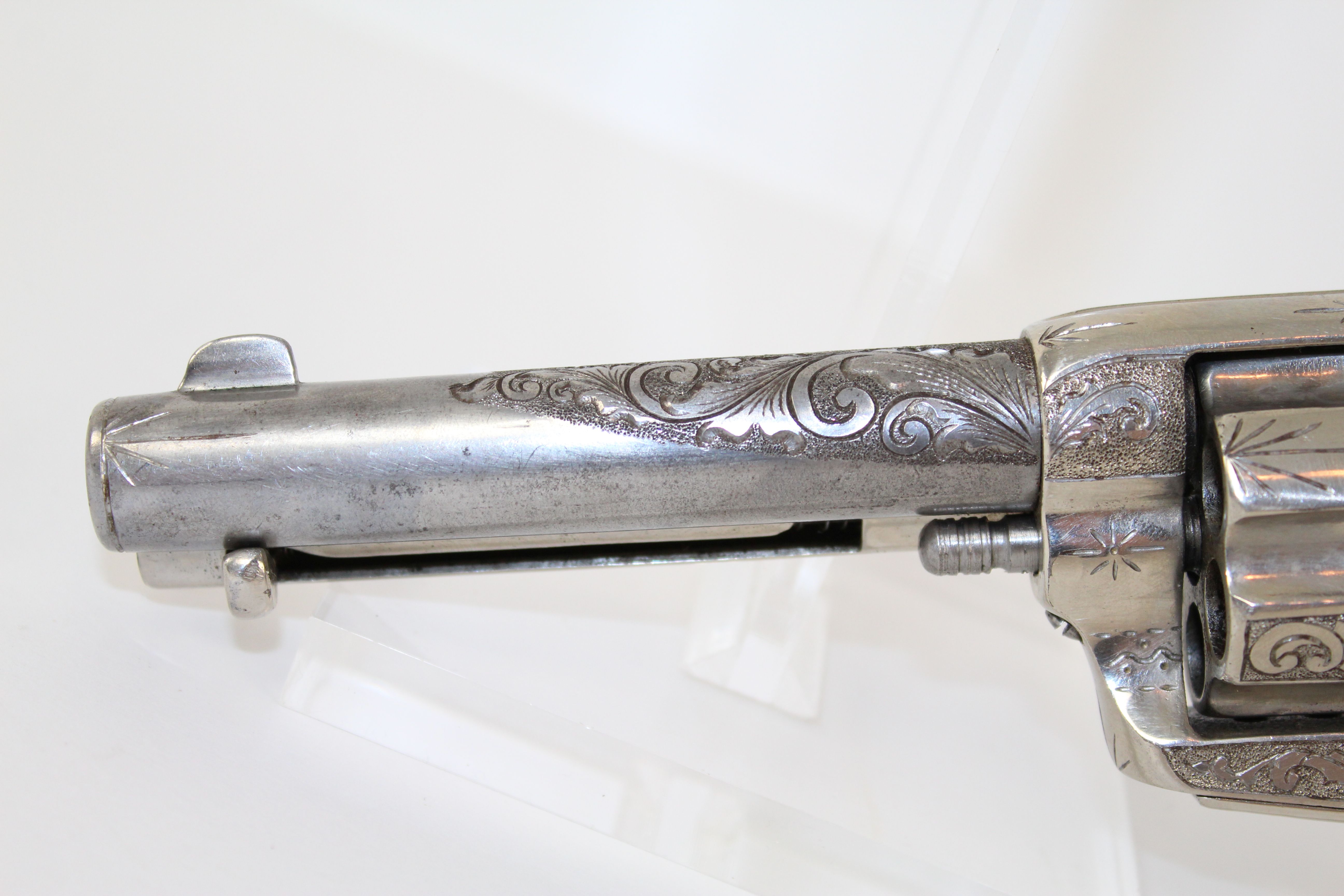 Black Powder Engraved Revolver Colt C&R Antique 003 | Ancestry Guns