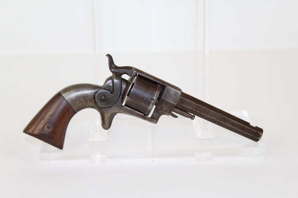 Civil War Ethan Allen & Wheelock Side Hammer .32 Rimfire Revolver 001 ...