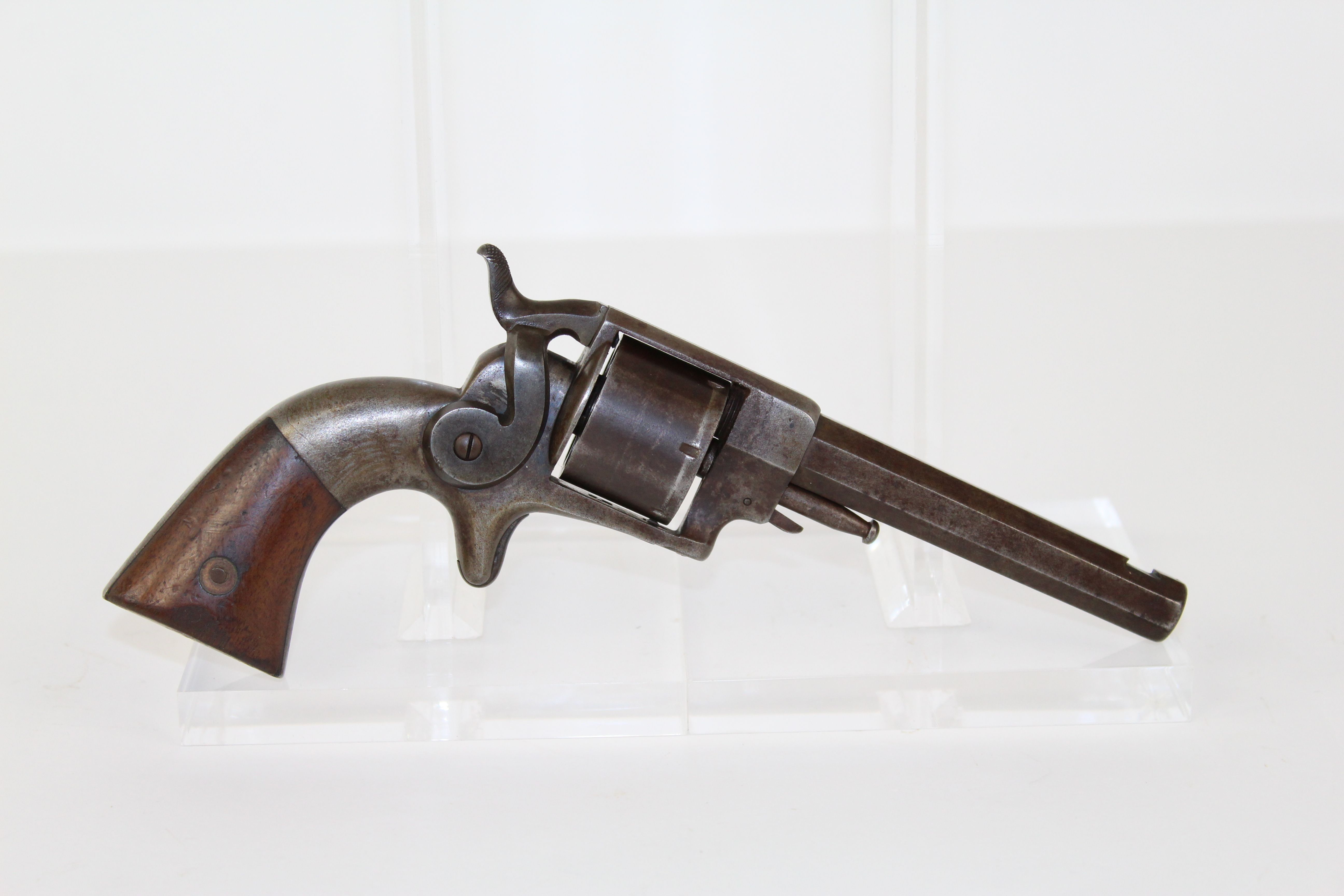 Civil War Ethan Allen & Wheelock Side Hammer .32 Rimfire Revolver 001 ...