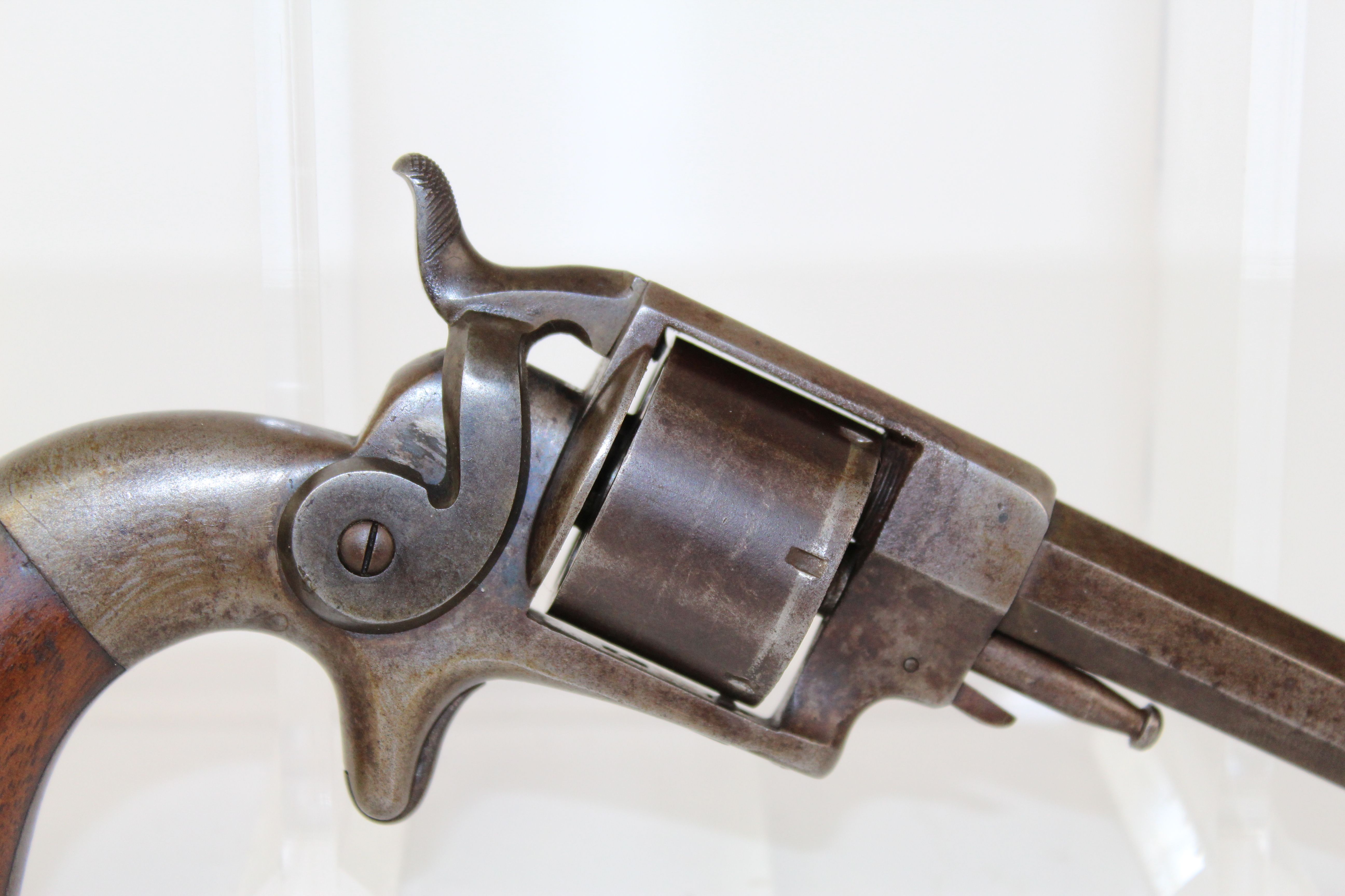 Civil War Ethan Allen & Wheelock Side Hammer .32 Rimfire Revolver 002 ...