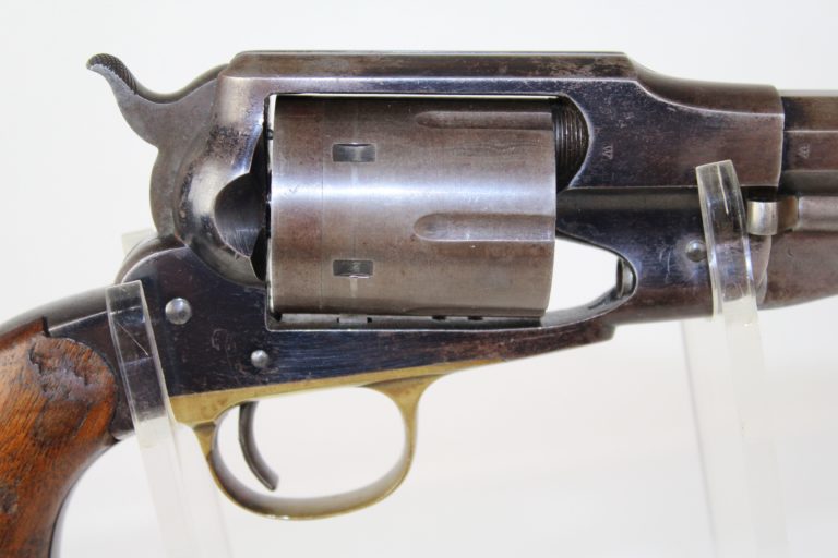 Antique Post-Civil War Remington New Model Army 1858 Revolver .45 Colt ...