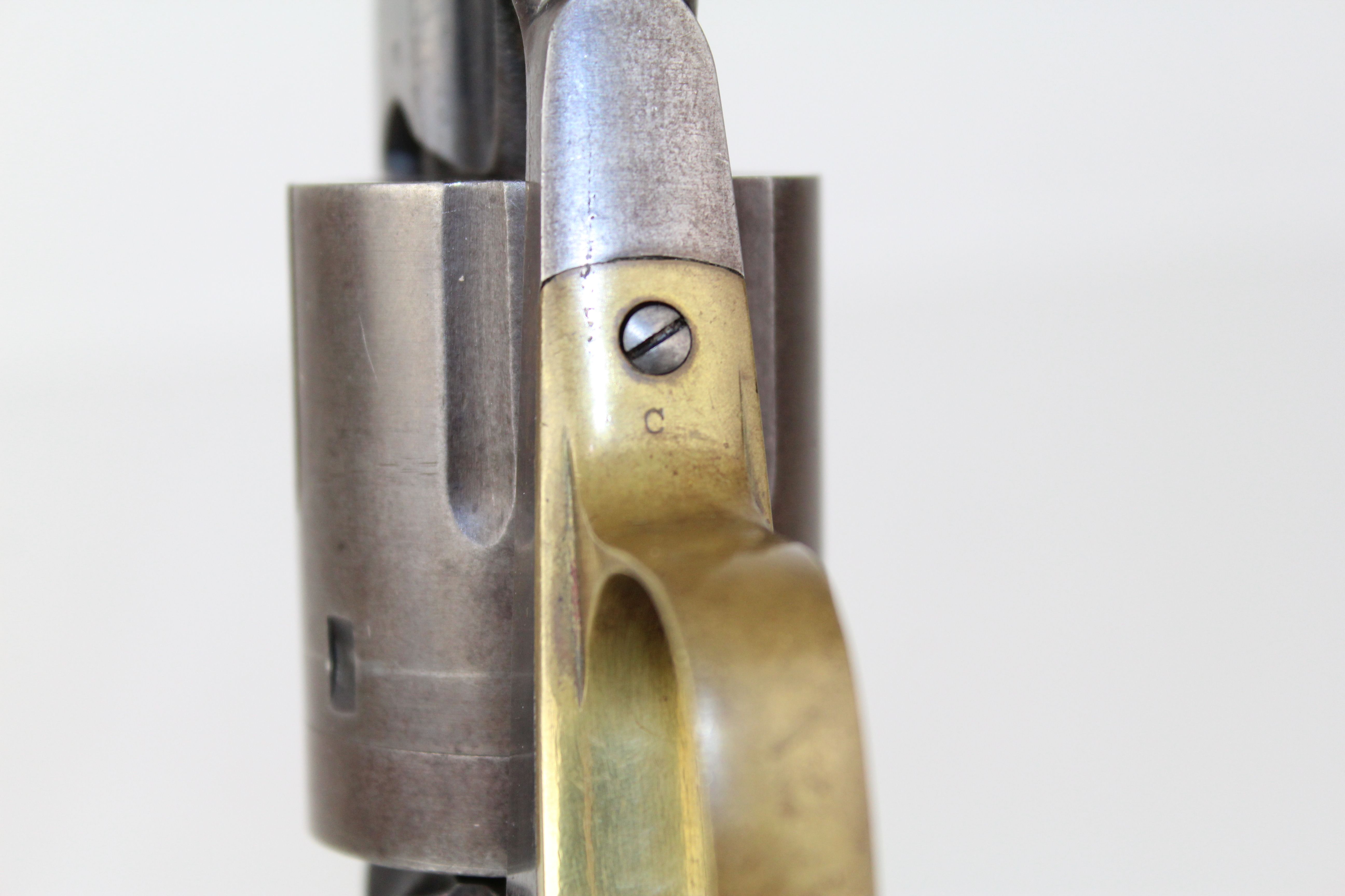 Antique Post-Civil War Remington New Model Army 1858 Revolver .45 Colt ...