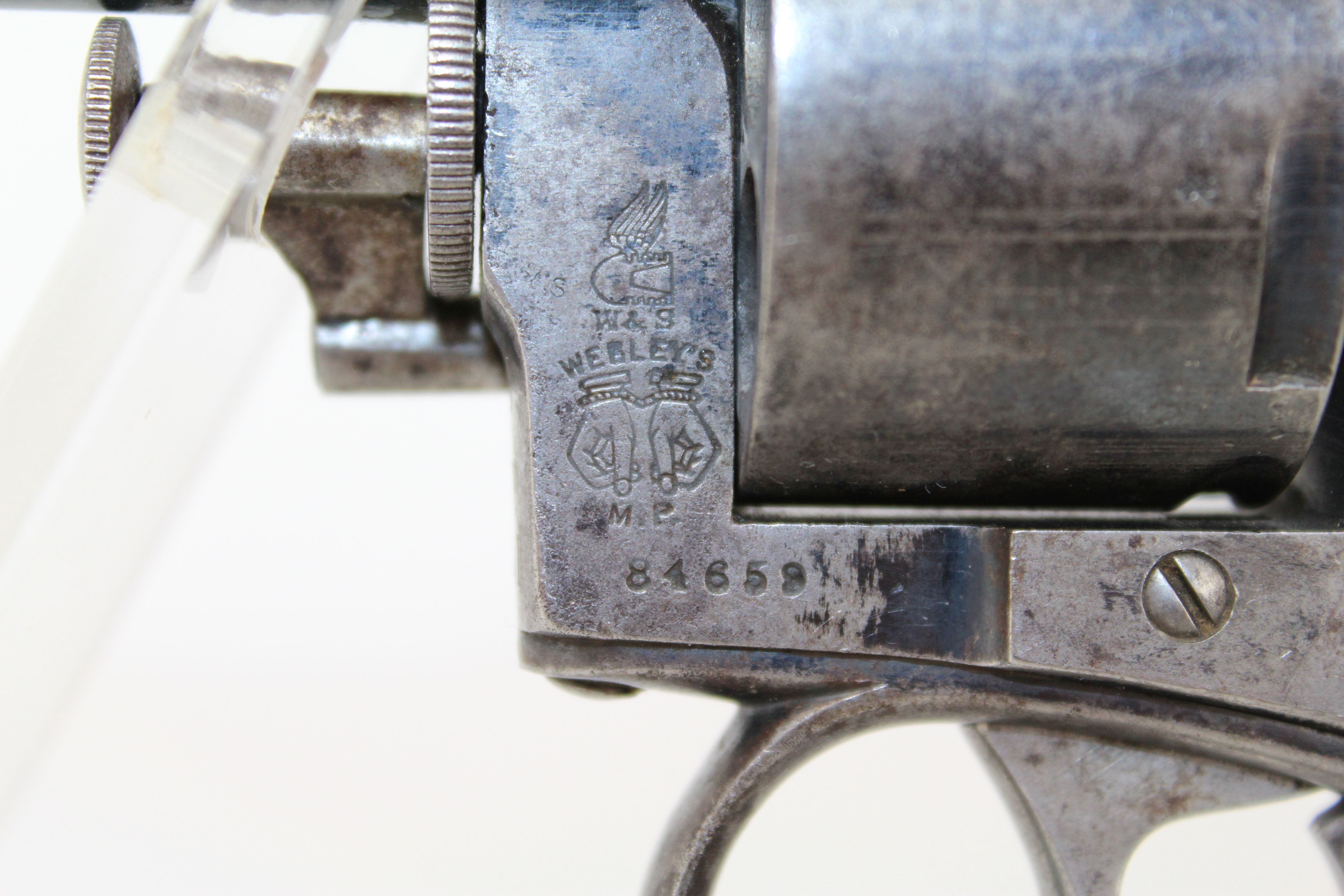 British Webley & Son 1880 Metropolitan Police Revolver Birmingham 450 ...