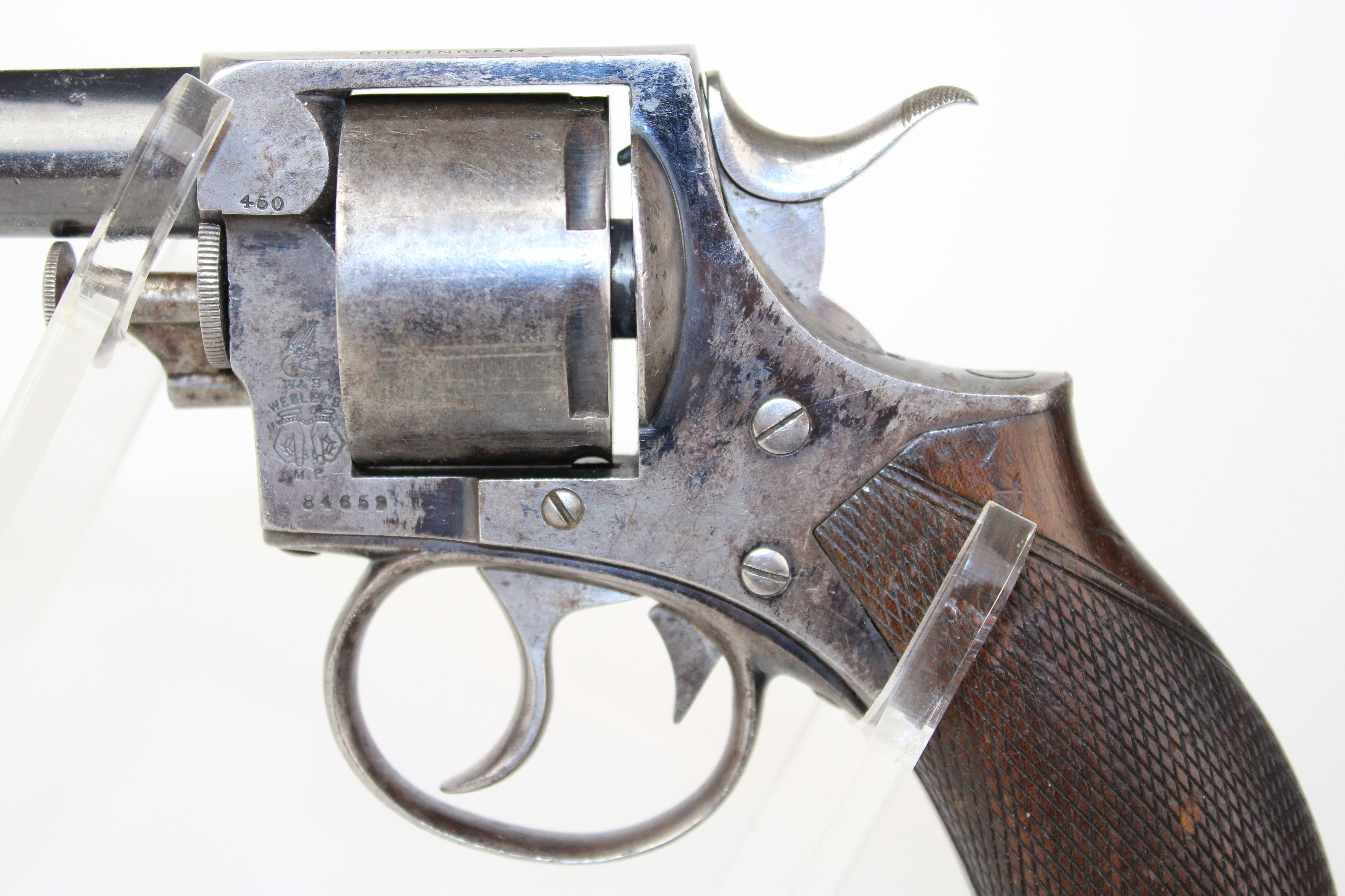 British Webley & Son 1880 Metropolitan Police Revolver Birmingham 450 ...