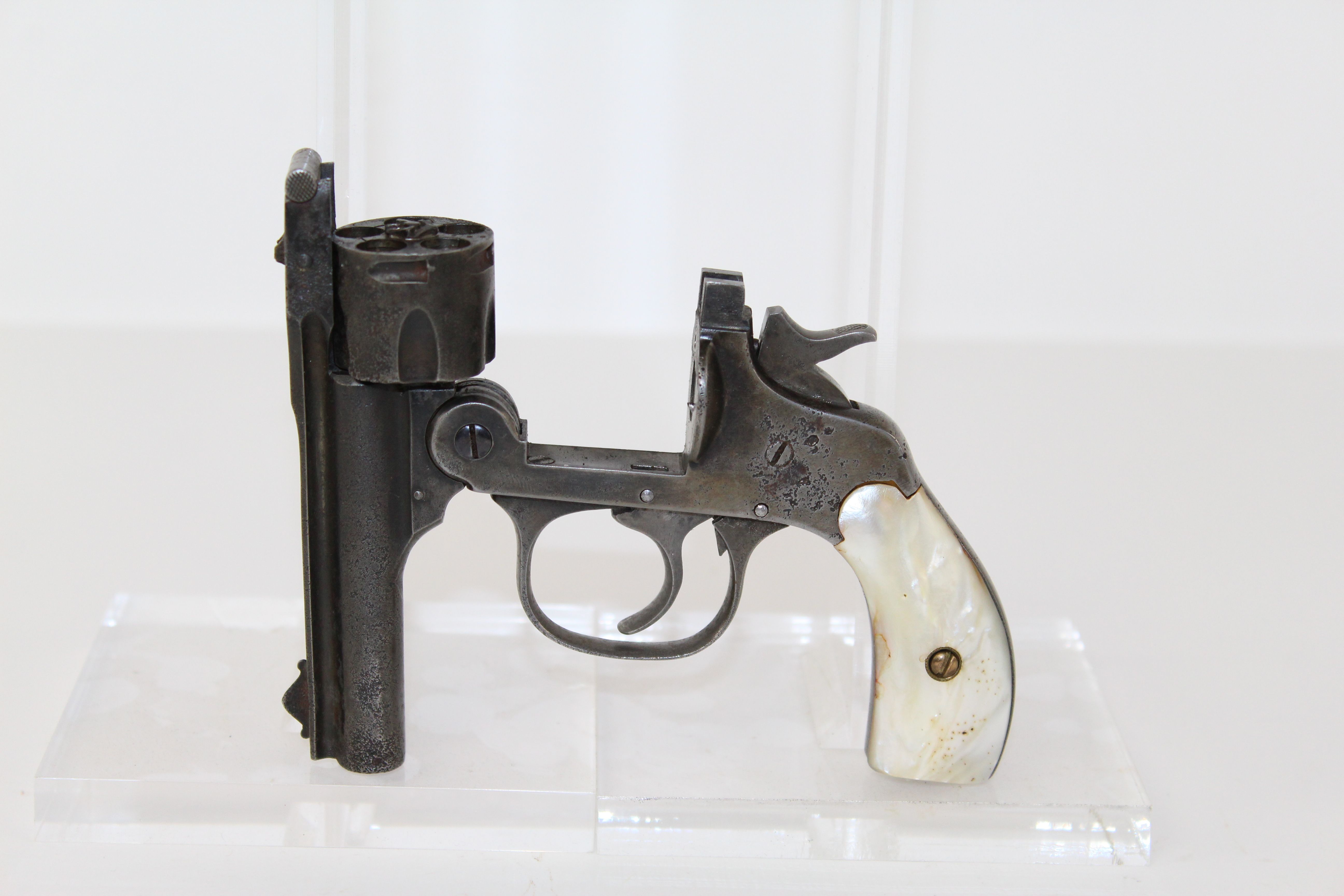 National Arms Company Revolver with Pearl Grips C&R Antique 007 ...