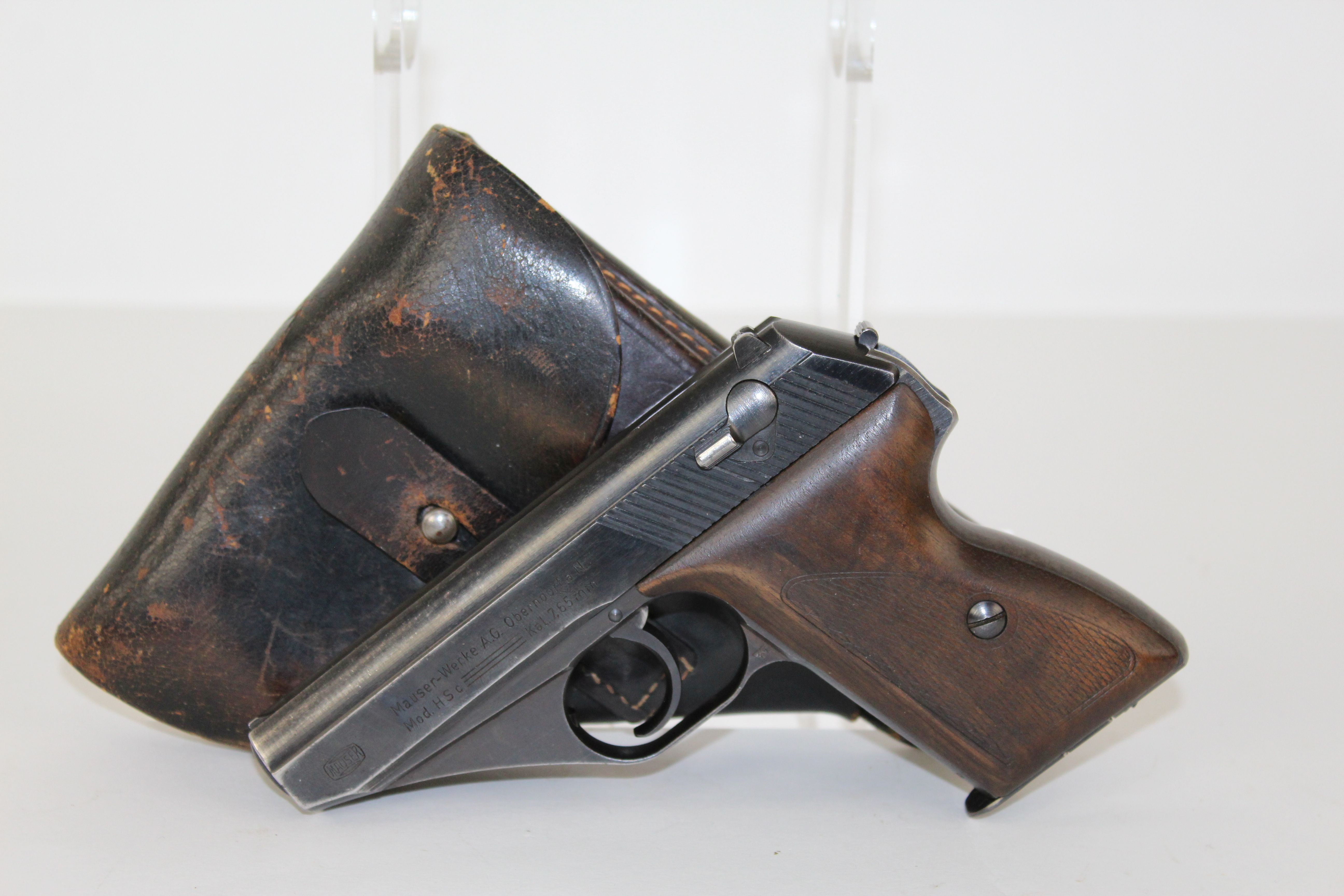 Police Marked mauser HSc Pistol C&R Antique 001 | Ancestry Guns