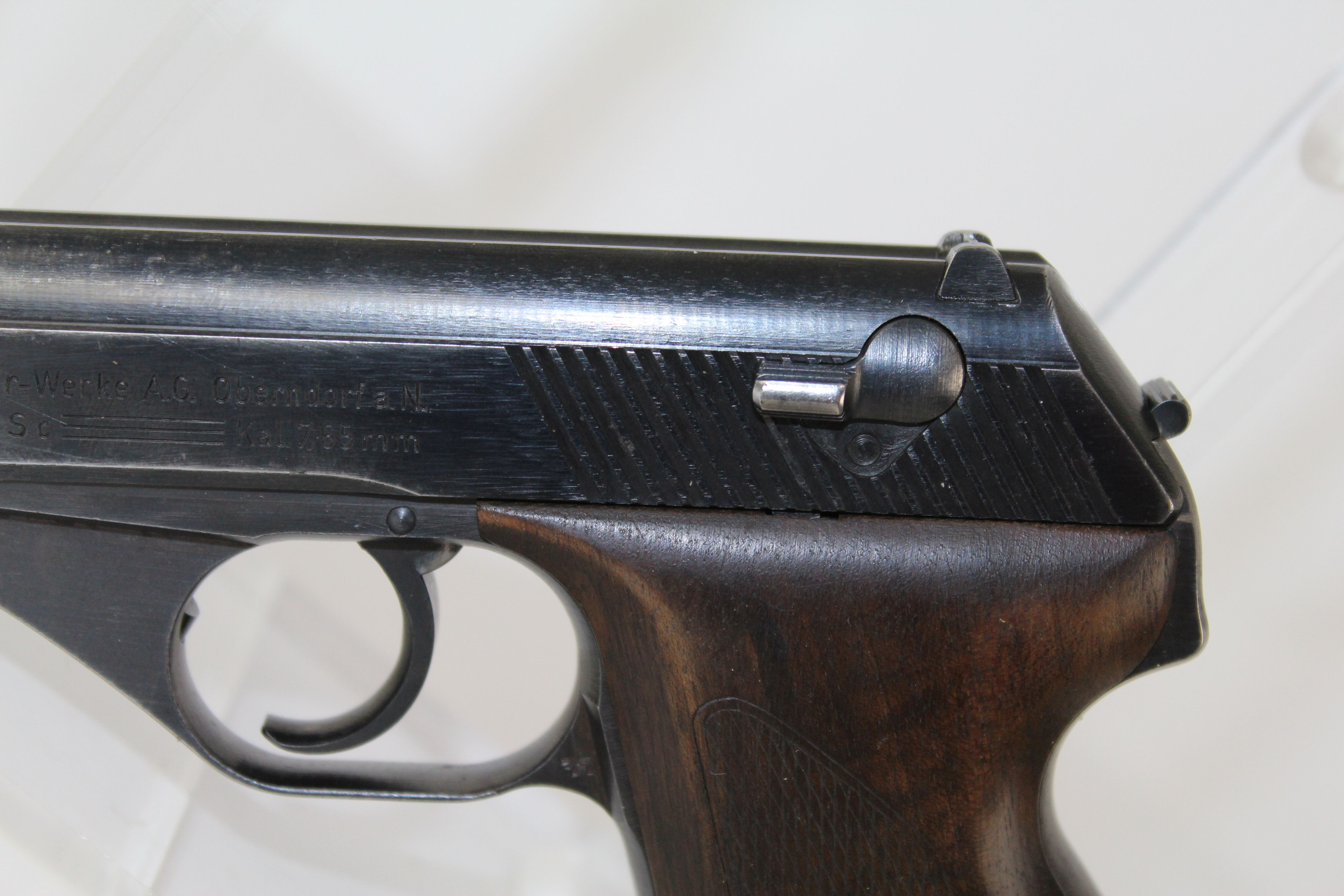 Police Marked mauser HSc Pistol C&R Antique 004 | Ancestry Guns