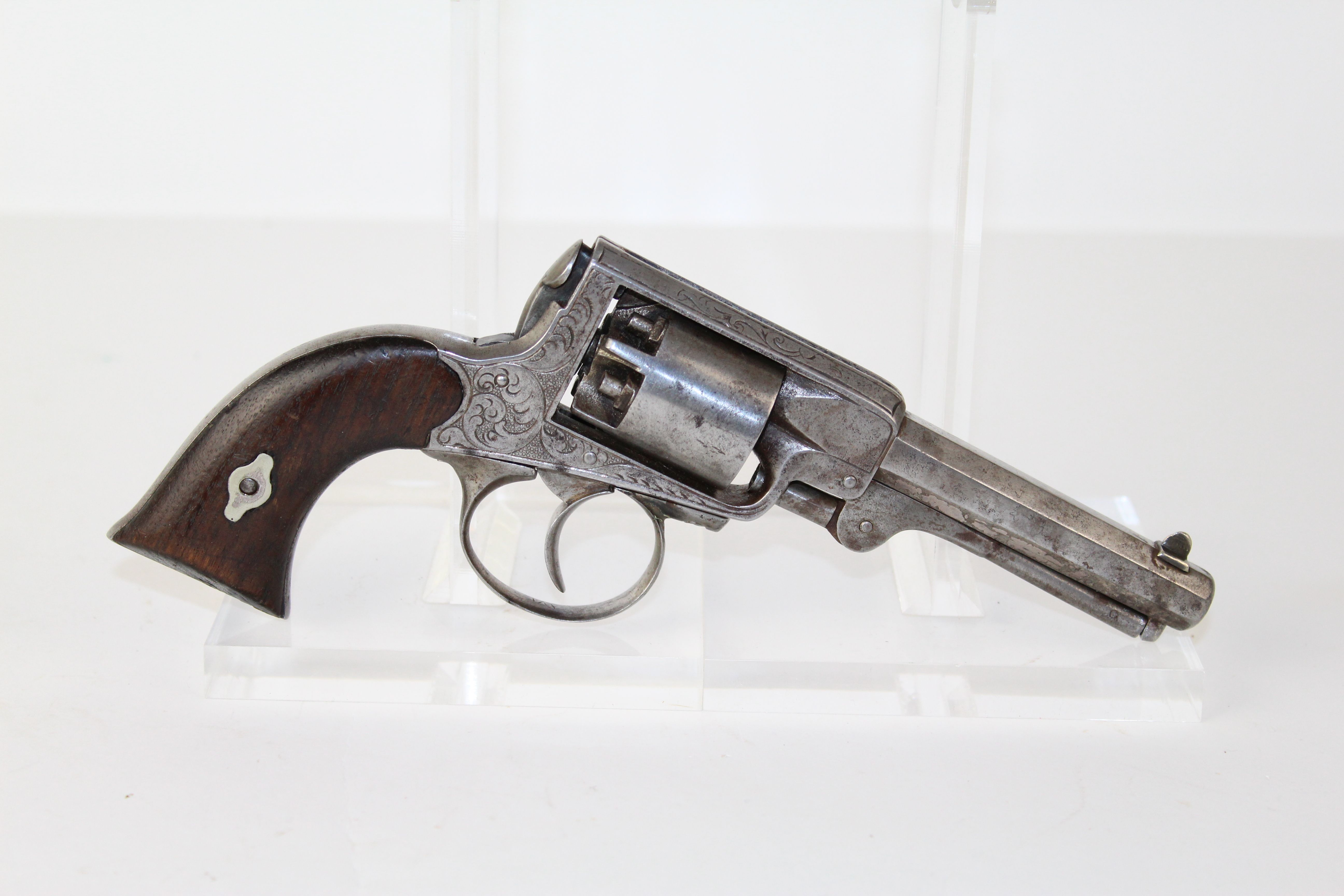 Rare Engraved IXL Double Action Revolver C&R Antique 007 | Ancestry Guns