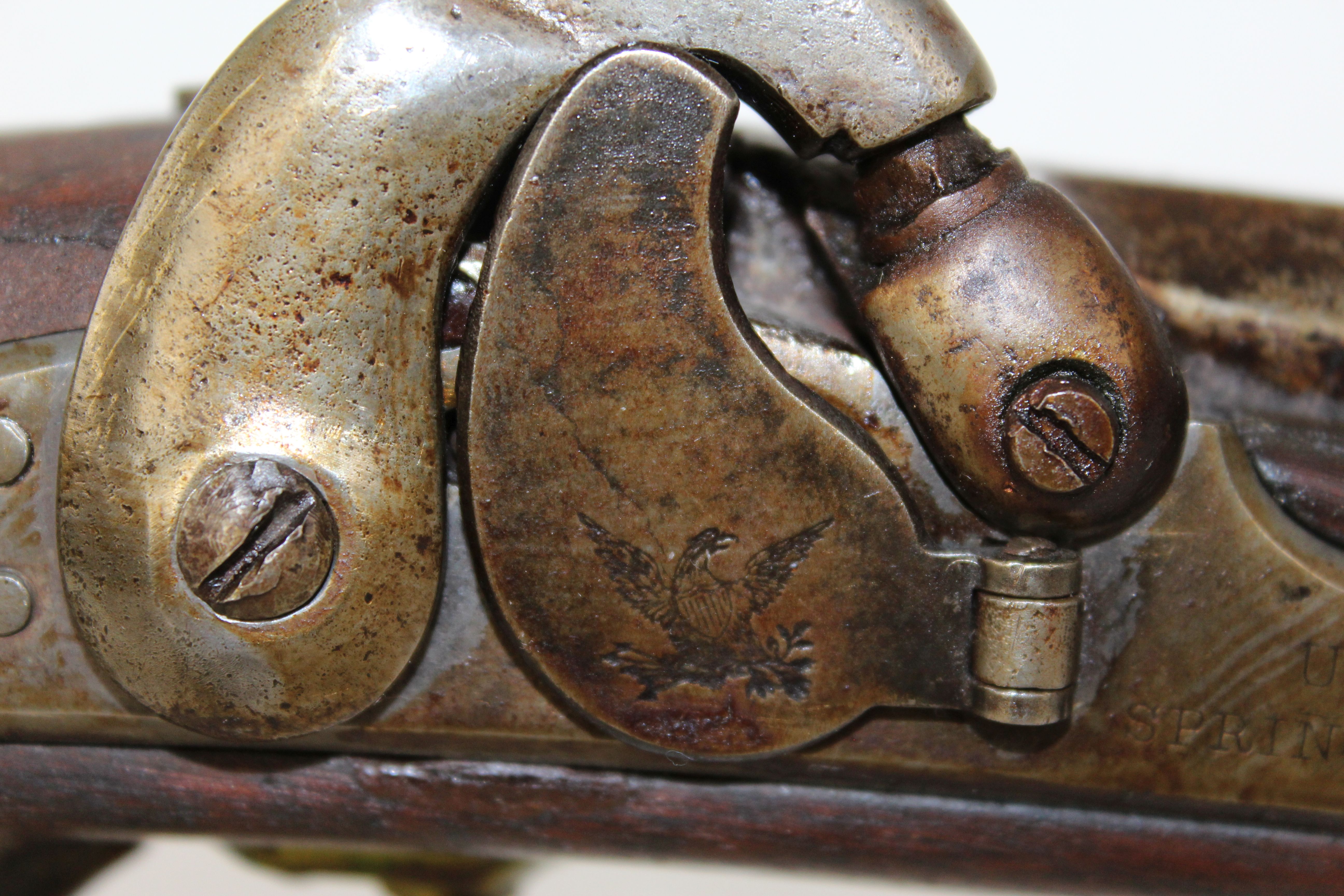 U.S. Springfield Model 1855 Percussion Pistol Carbine C&R Antique 006 ...