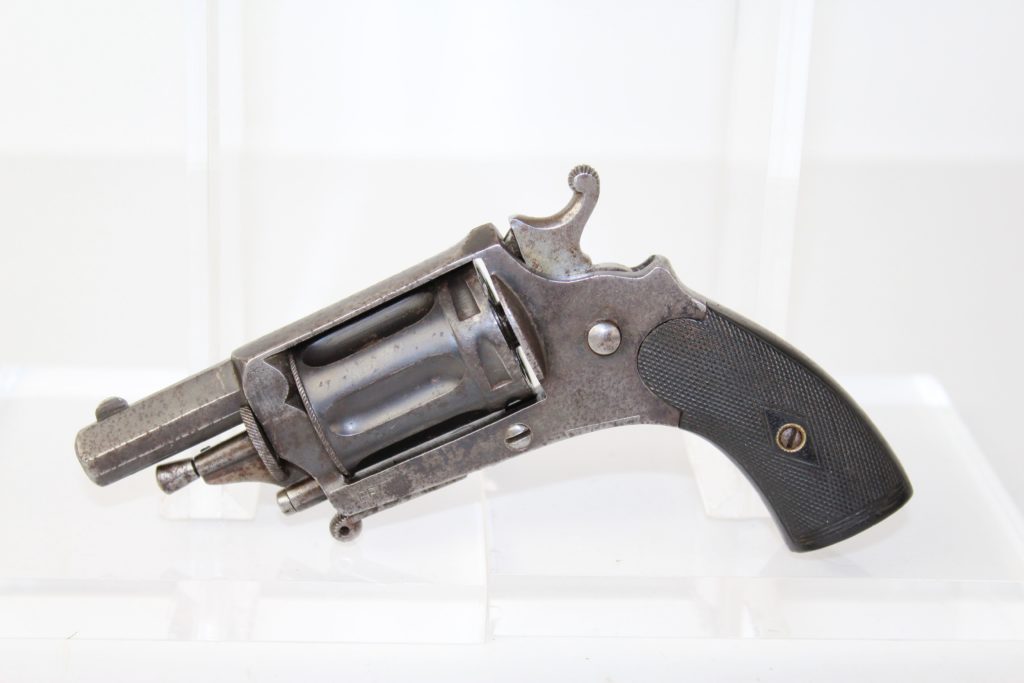 Belgian Veldog Folding Trigger Revolver C&R Antique 001 | Ancestry Guns