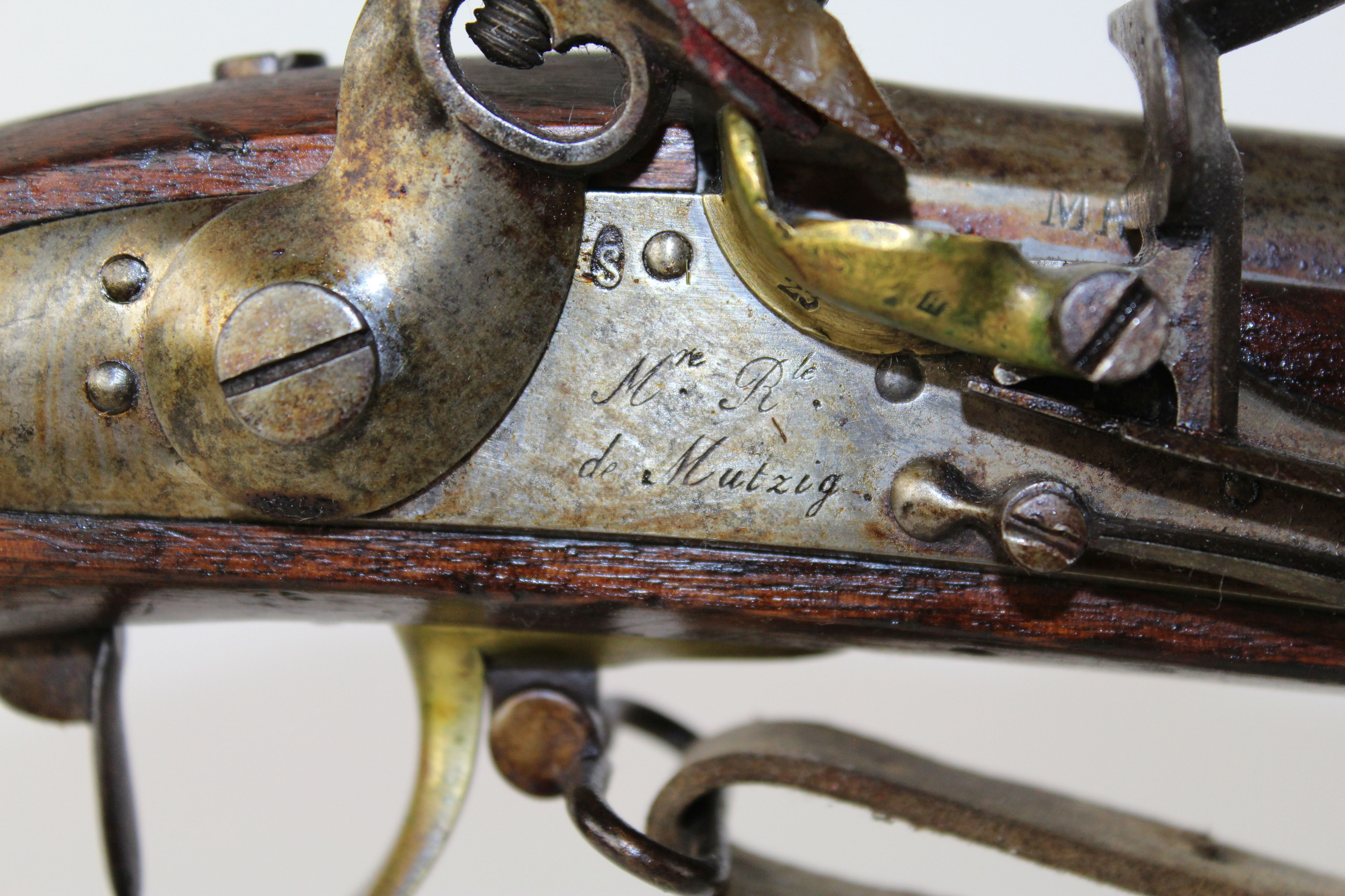 French Mutzig Arsenal Model 1822 Flintlock Musket C&R Antique 005 ...
