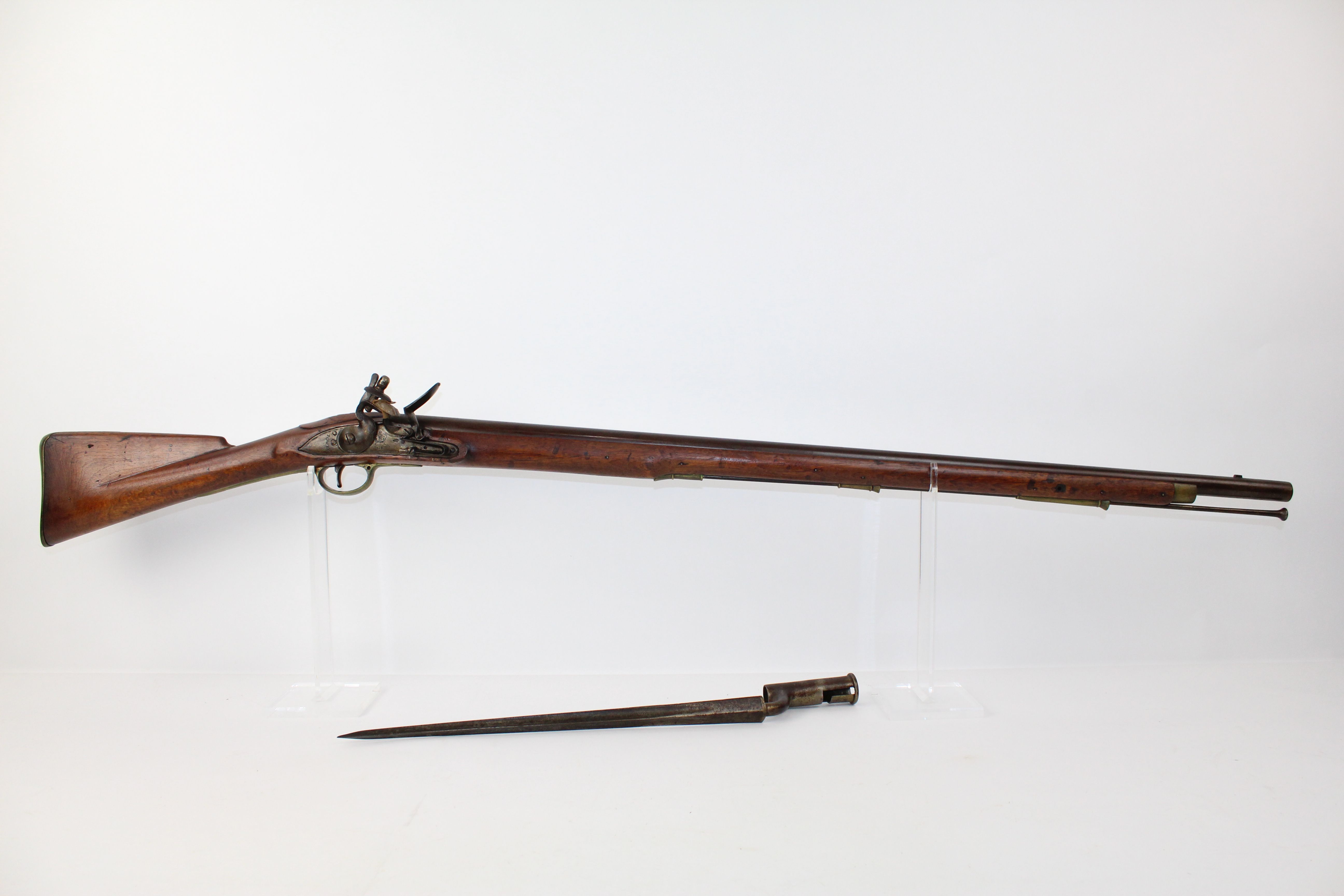 Antique British Brown Bess India Pattern Flintlock Musket Napoleon War ...