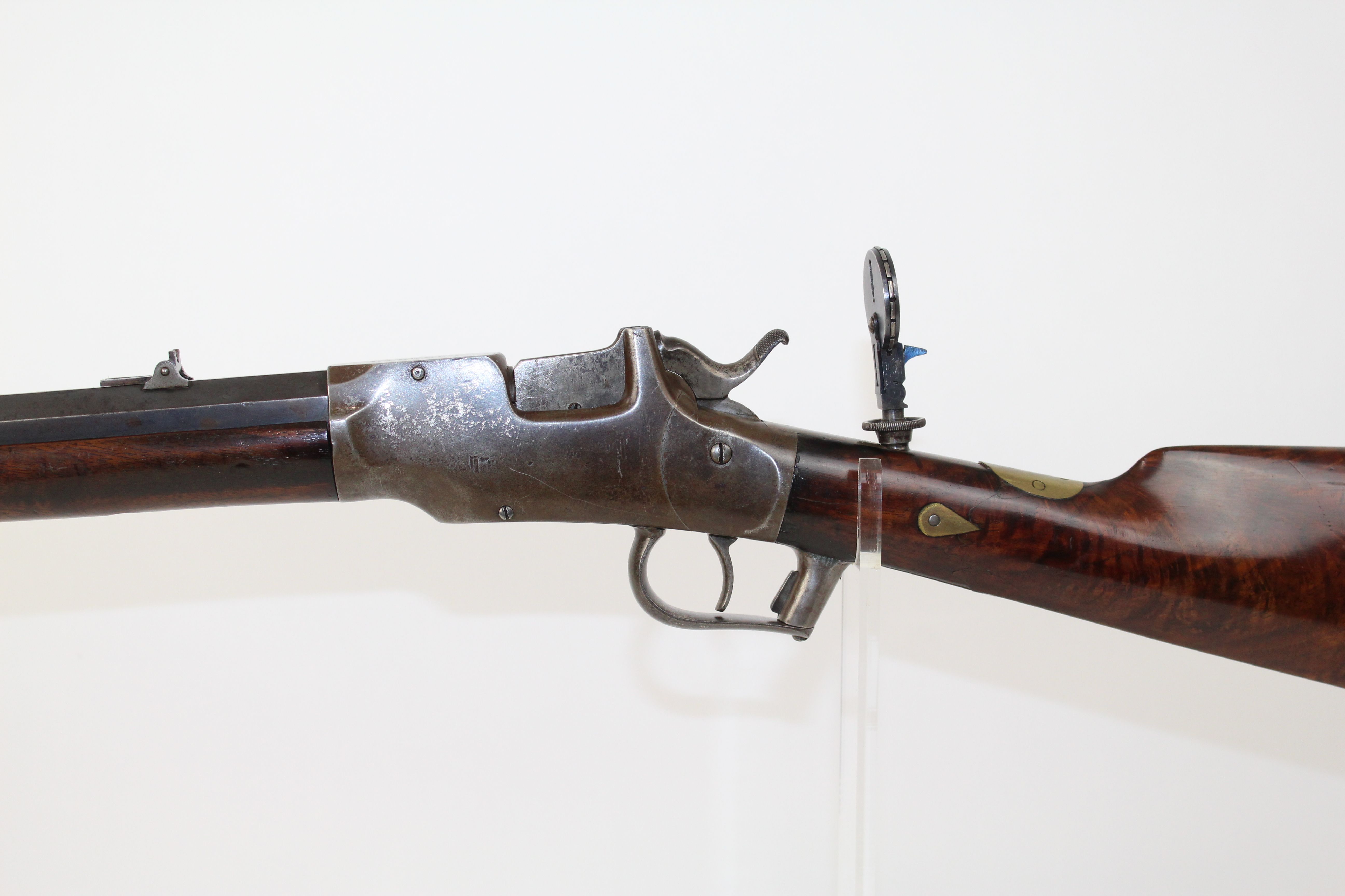 Antique Forehand & Wadsworth Ethan Allen Deluxe Walnut Falling Block ...