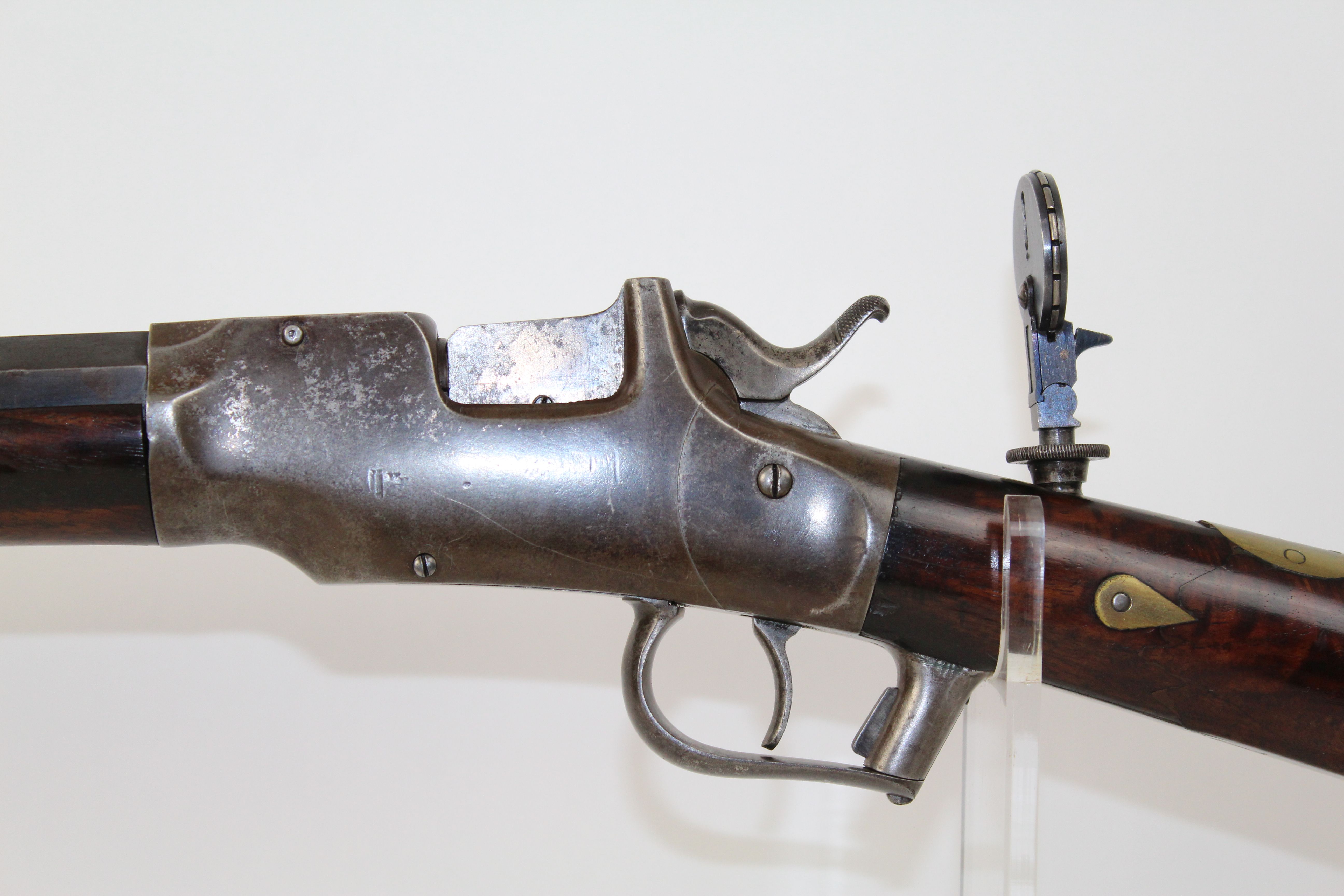 Antique Forehand & Wadsworth Ethan Allen Deluxe Walnut Falling Block ...